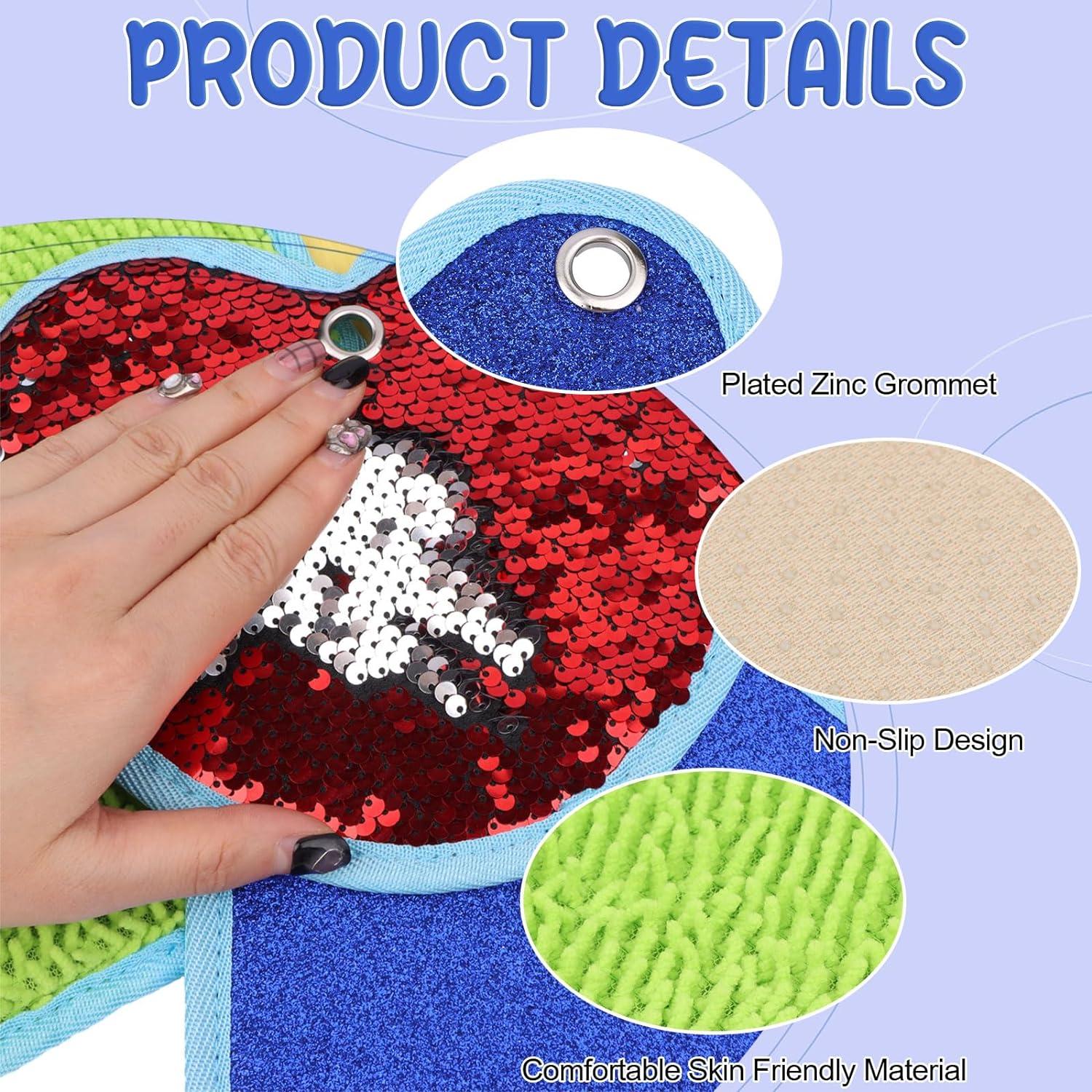 Sensory Mats Set - 9 Mini Textured Play Tiles for Tactile Educational ...