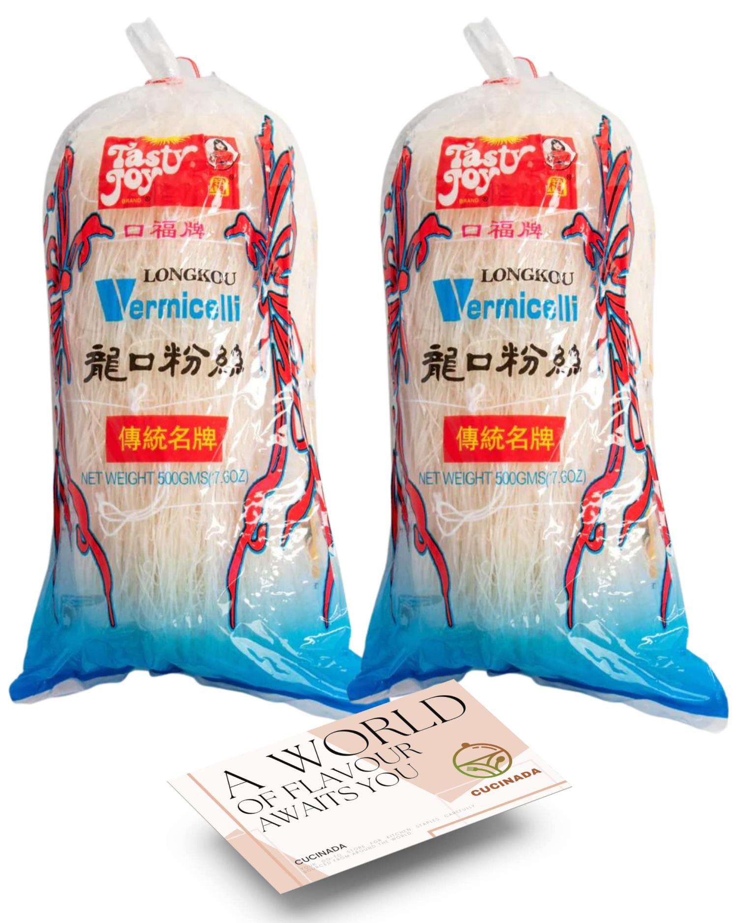 Longkou Mung Beans Thread Vermicelli Noodles - 2 x 500g Pack ...