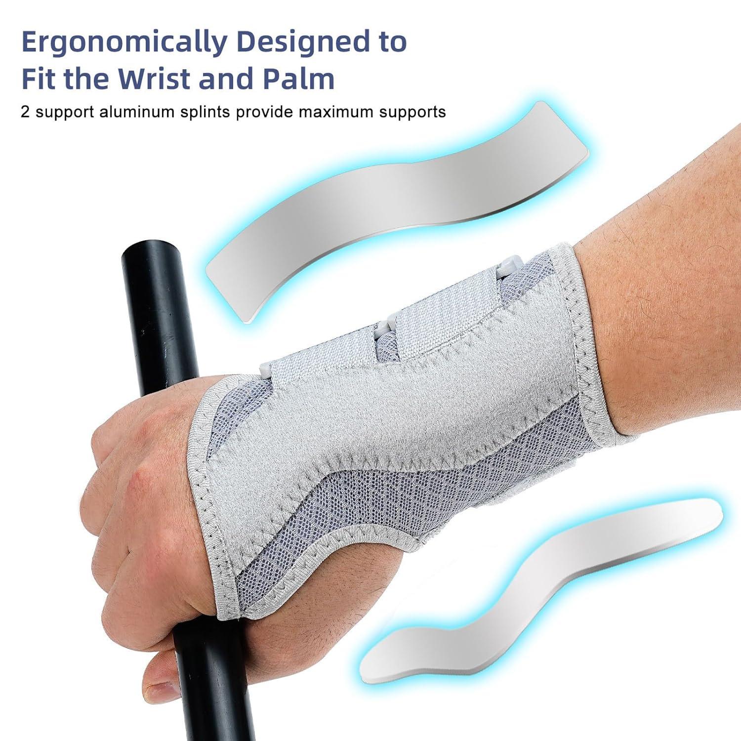 Wrist Brace for Carpal Tunnel (Right Hand) - Adjustable Night Sleep ...