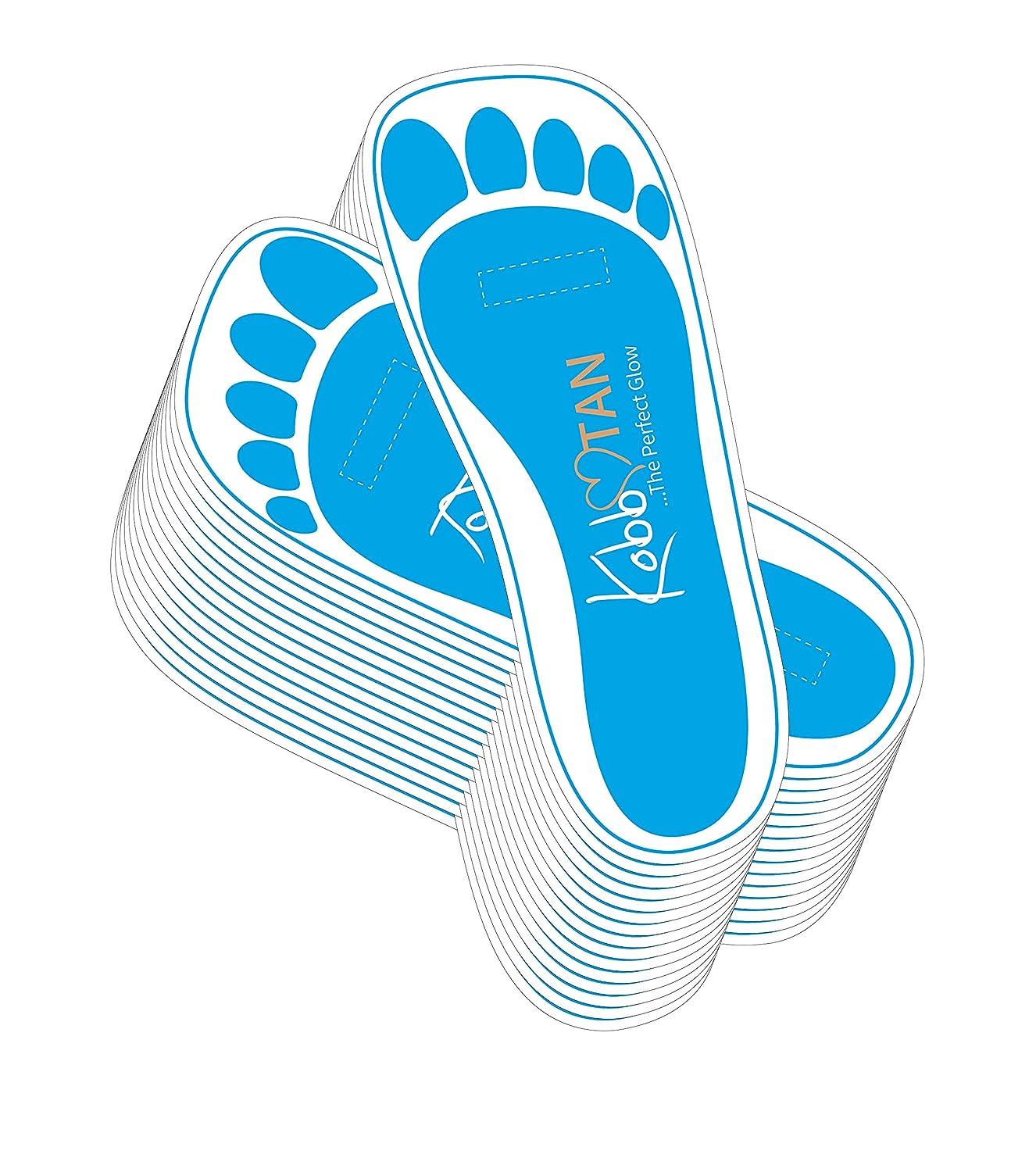 60 Pairs (120 feet) Blue Spray Tan Feet Pads for Sunless Tanning | Buy ...