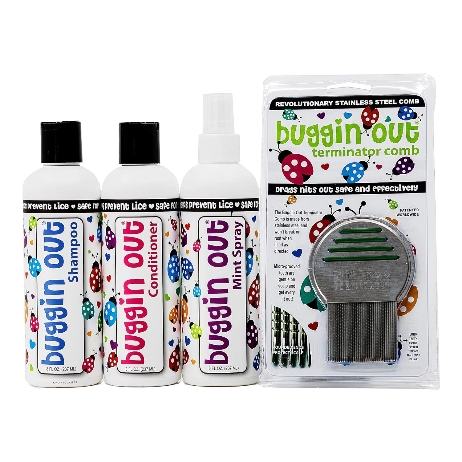 Buggin Out Lice Prevention Shampoo - 8 oz. | Effective 8 Ounce Formula ...