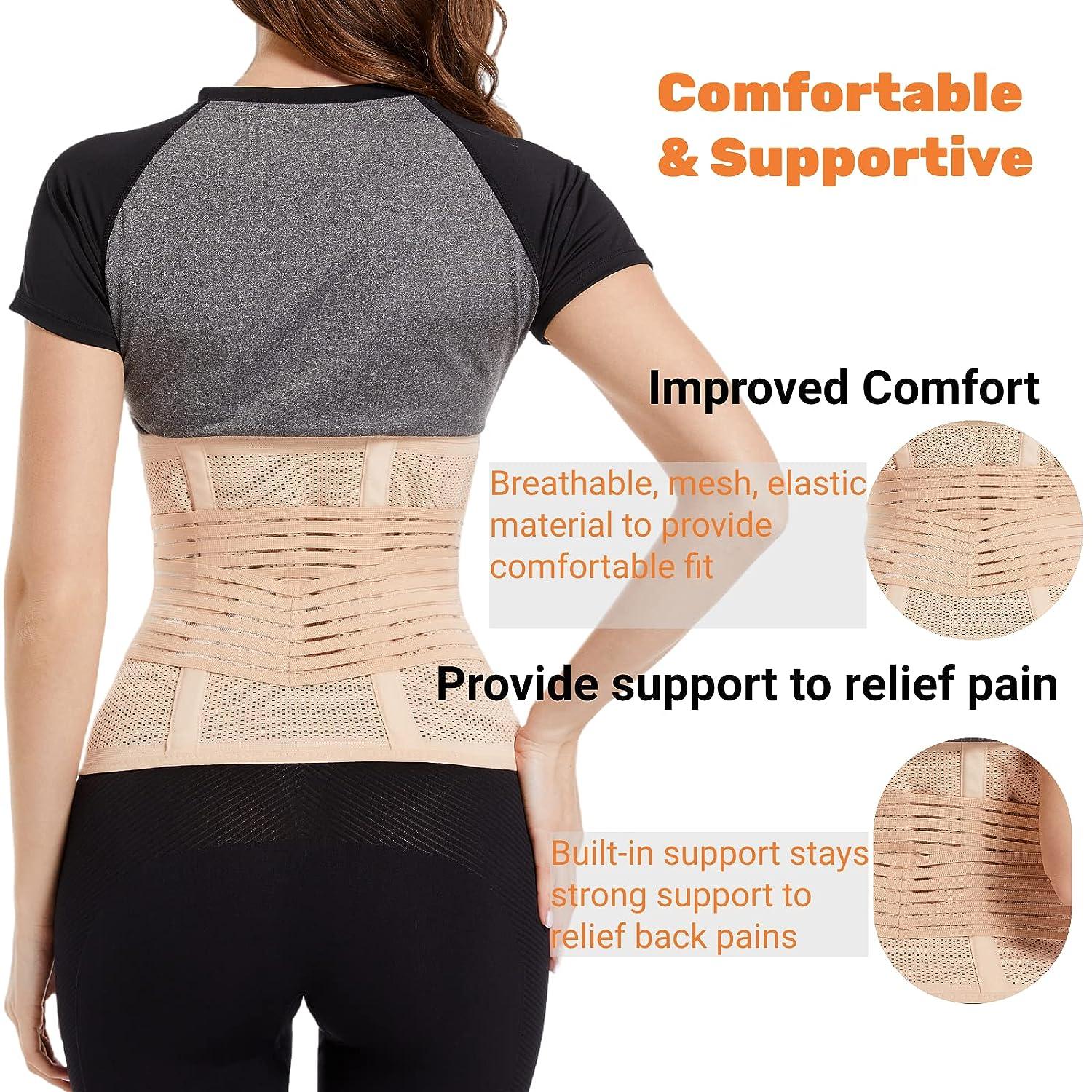 Large Beige Abdominal Binder for Post Surgery & Postpartum Recovery ...
