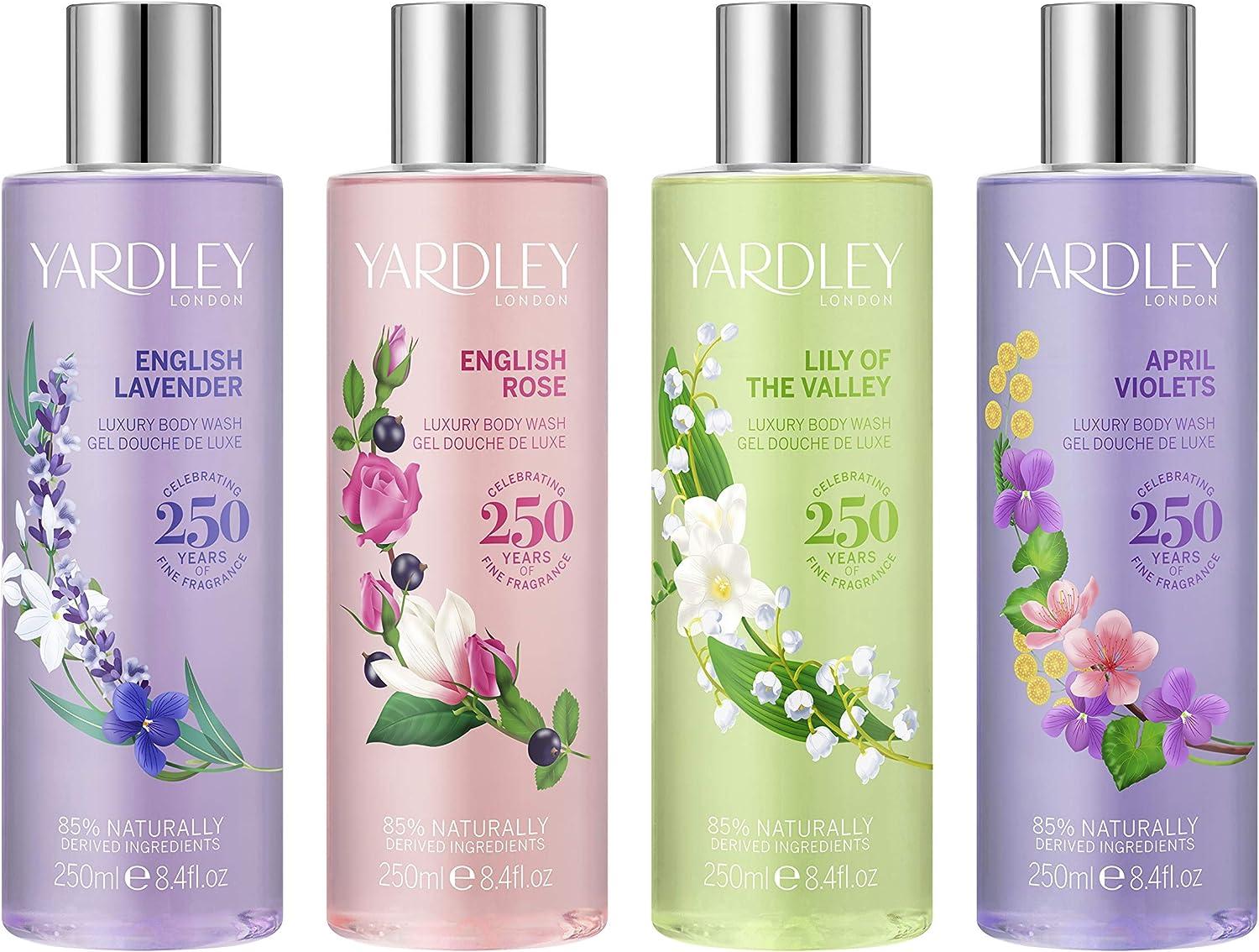 Yardley of London Lily of the Valley Luxury Body Wash for Women - 250ml ...