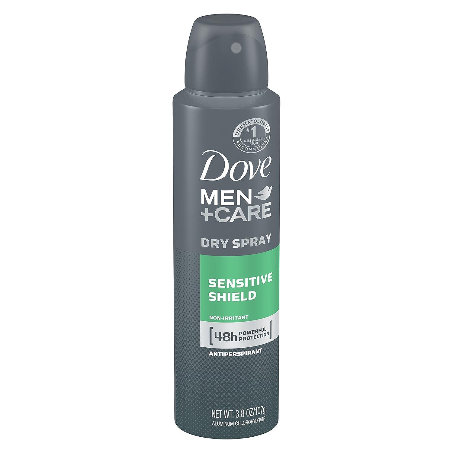 Dove Men+Care Sensitive Shield Dry Spray Antiperspirant Deodorant 3.8oz ...