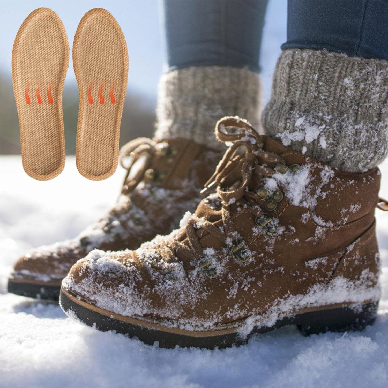 10 Pairs of Self-Adhesive Sole Heaters | Warming Insoles & Foot Warmers ...