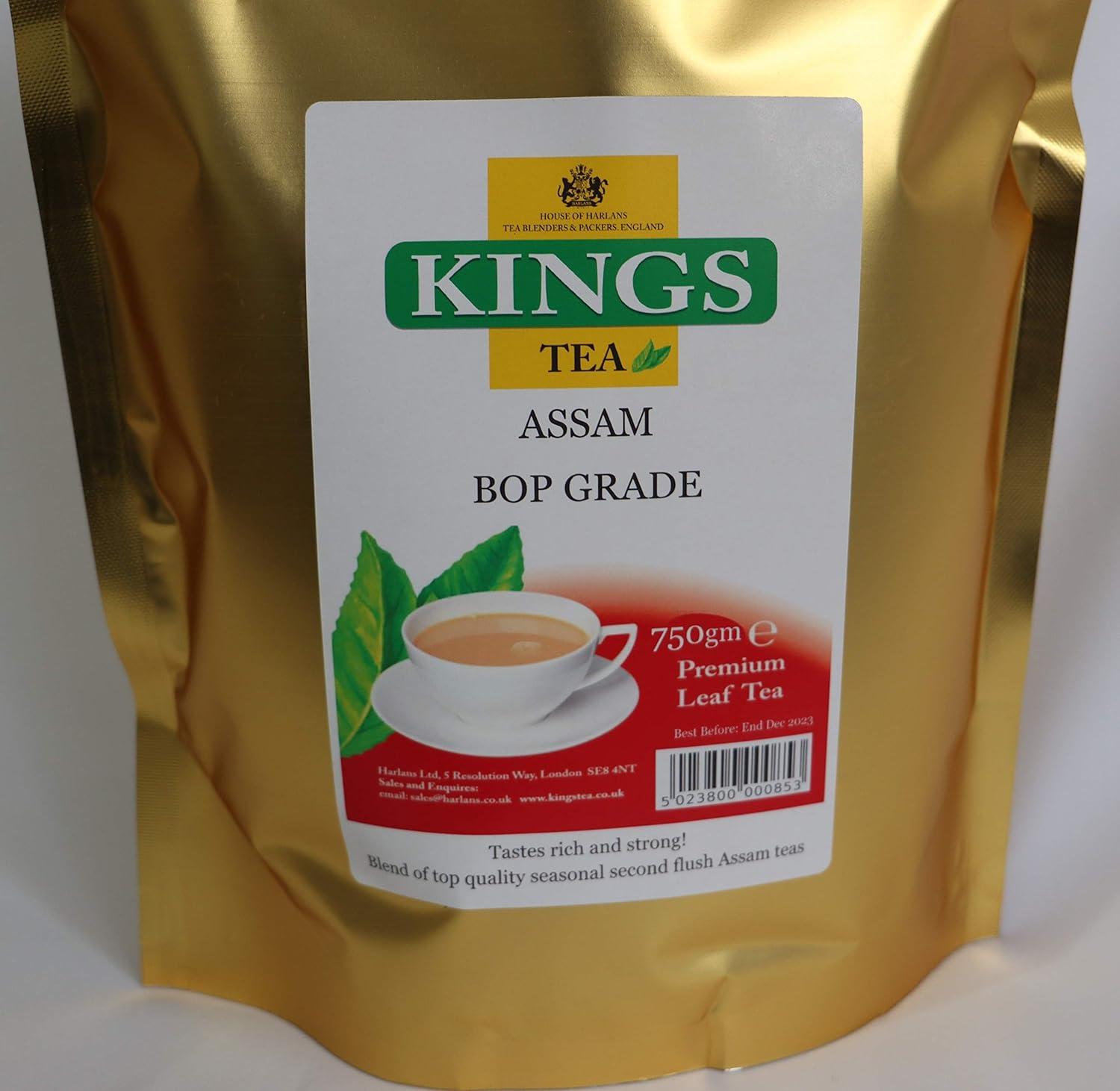KINGS TEA ASSAM BOP GRADE LARGE LEAF LOOSE TEA 750 Gms | Buy Now with ...