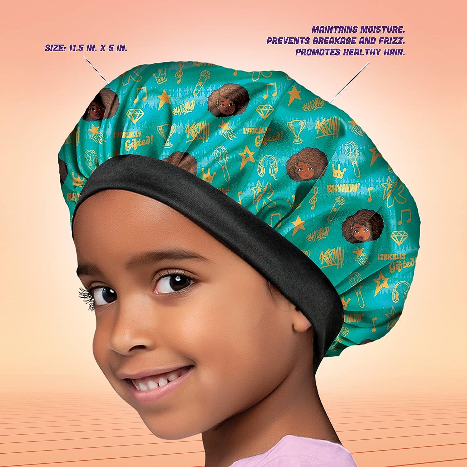 Karma's World Teal Satin Bonnet with Inspirational Quotes | Buy Now ...