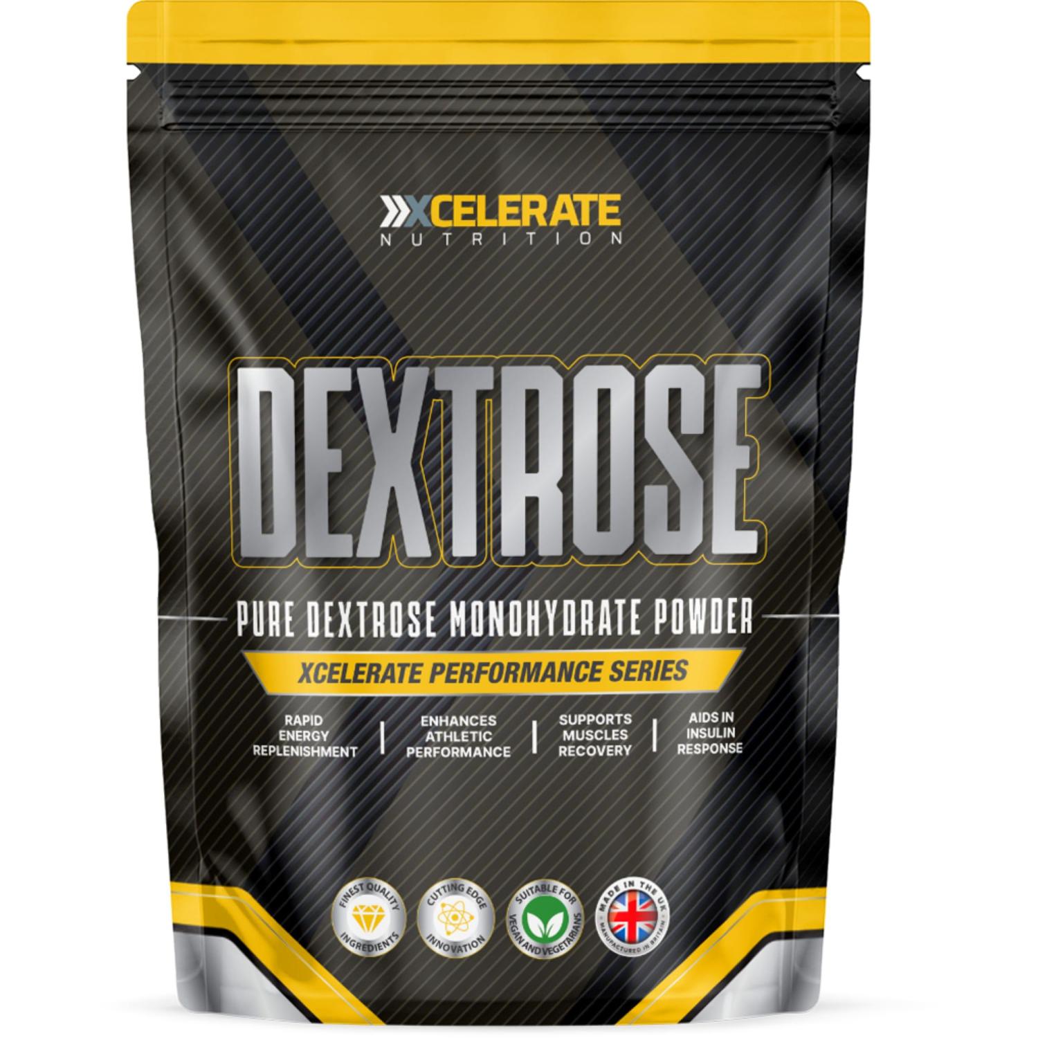 XCelerate Nutrition White Pure Dextrose Powder 5kg - Carbohydrate ...