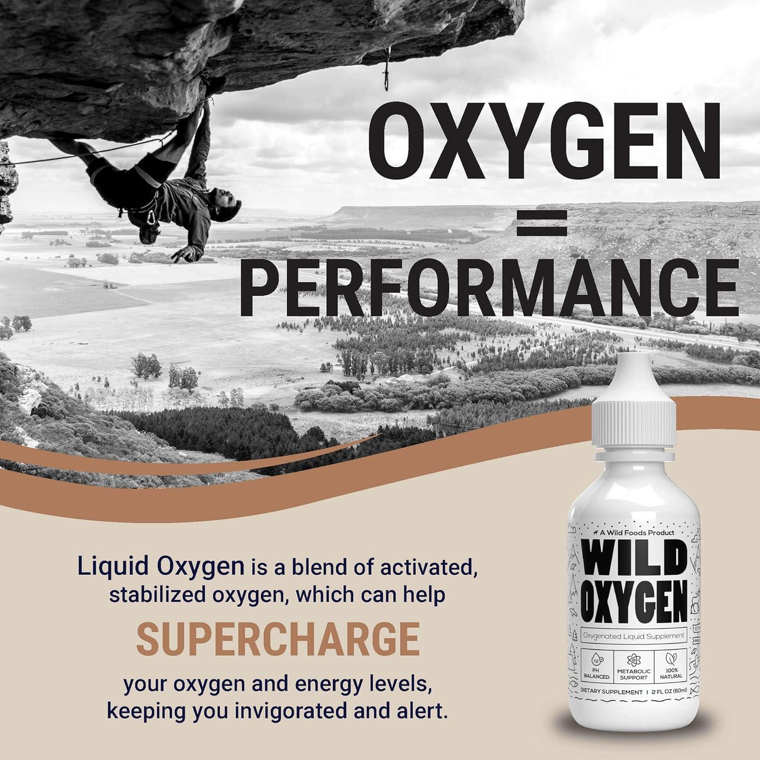 Wild Oxygen Mineral Supplement Liquid Formula - 2 oz Oxygen Boost Drops ...