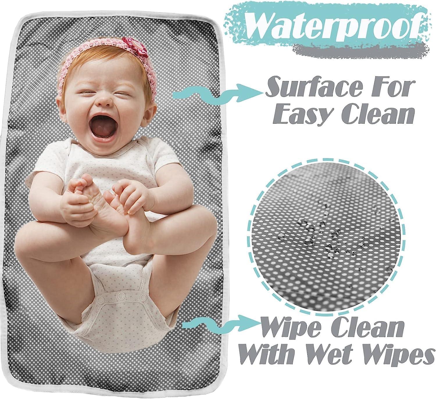 Wendergo Portable Nappy Changing Mat Baby Travel Change Mat Foldable ...