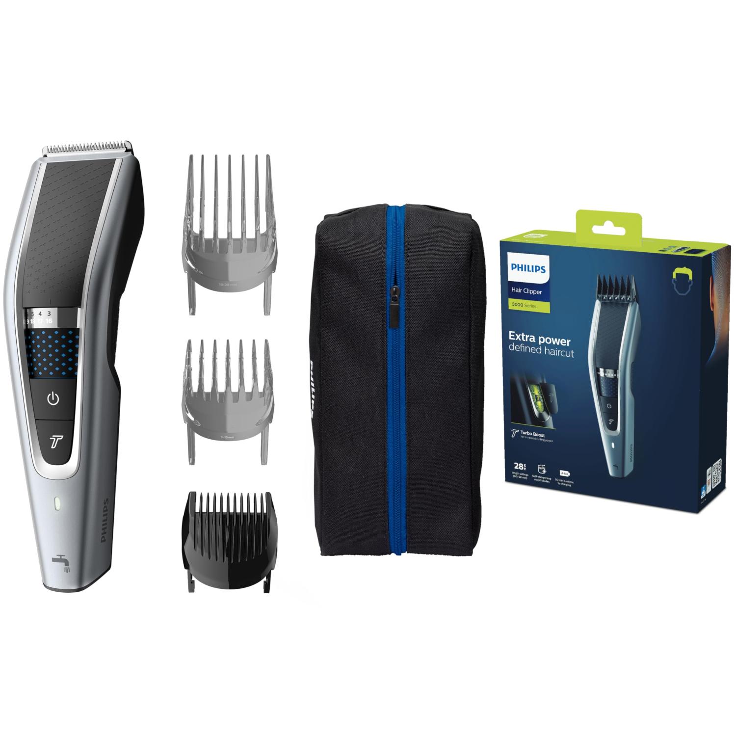Philips HC5630/15 Hair Clipper - Series 5000 with 28 Length Settings 3 ...