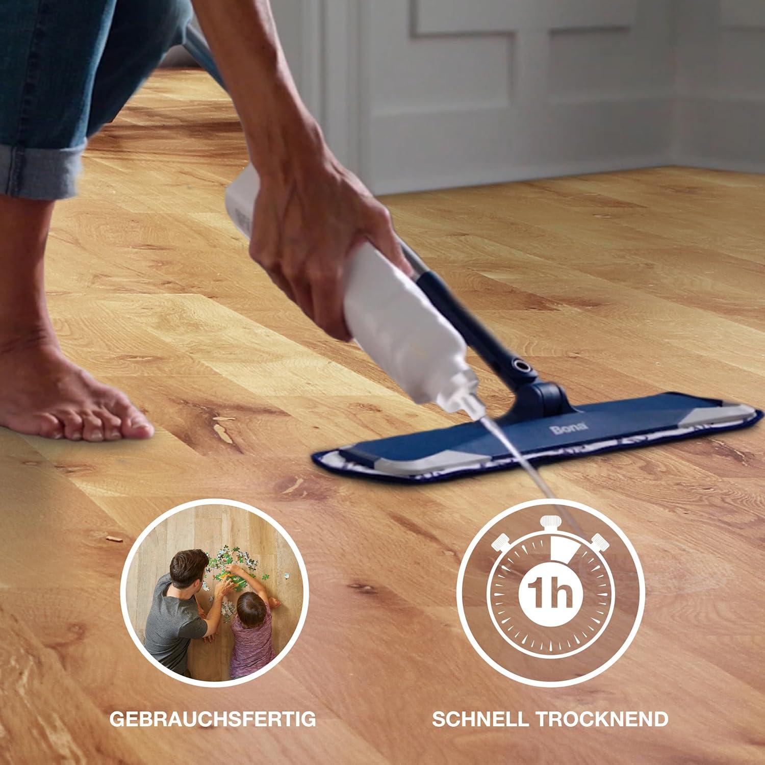 Buy Bona Parquet Oil Polish & Cleaner | Glossy Finish for Painted Wood ...