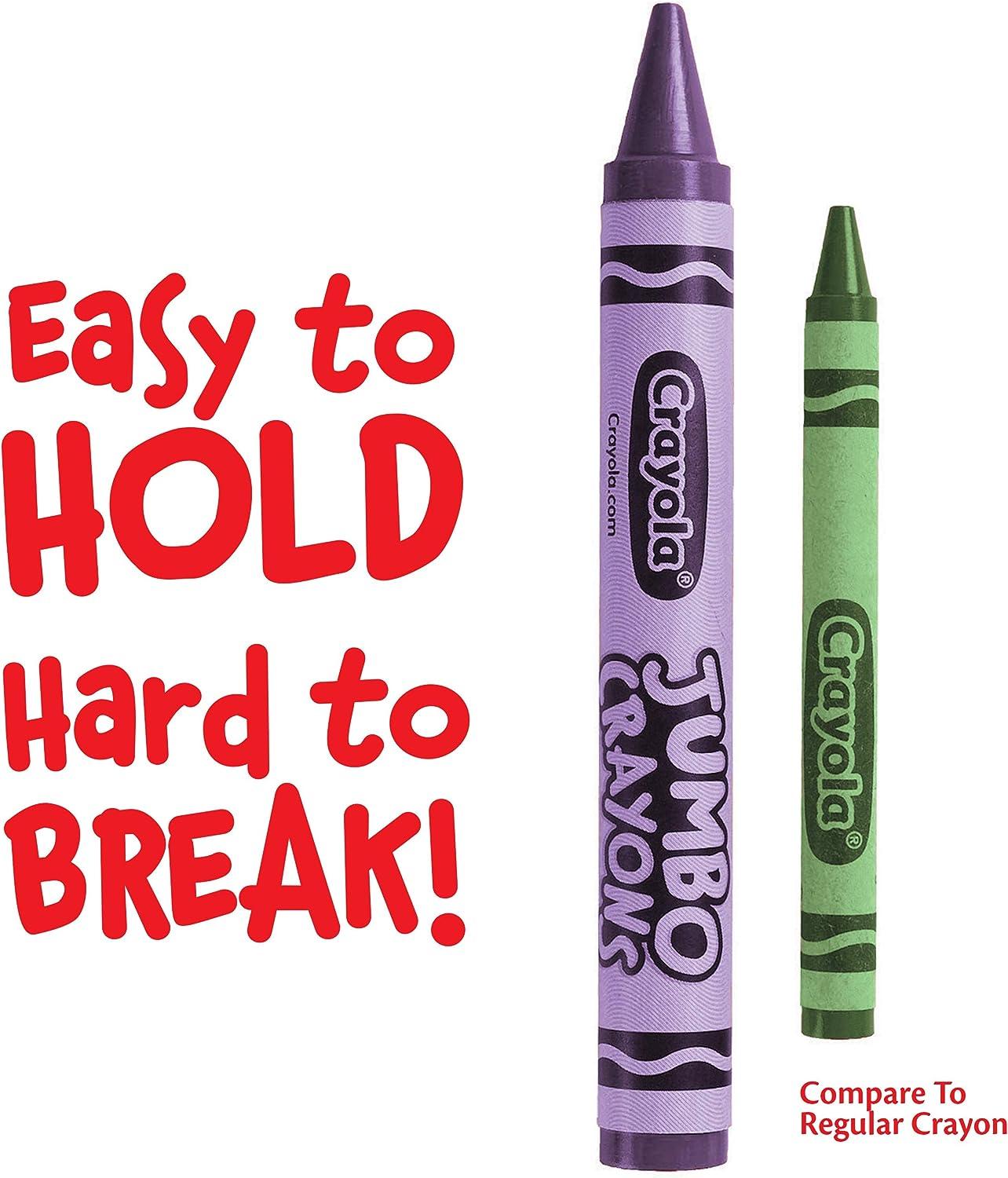 Crayola Jumbo Crayons 8 Toddler Crayons - Assorted Colors | Buy Now ...