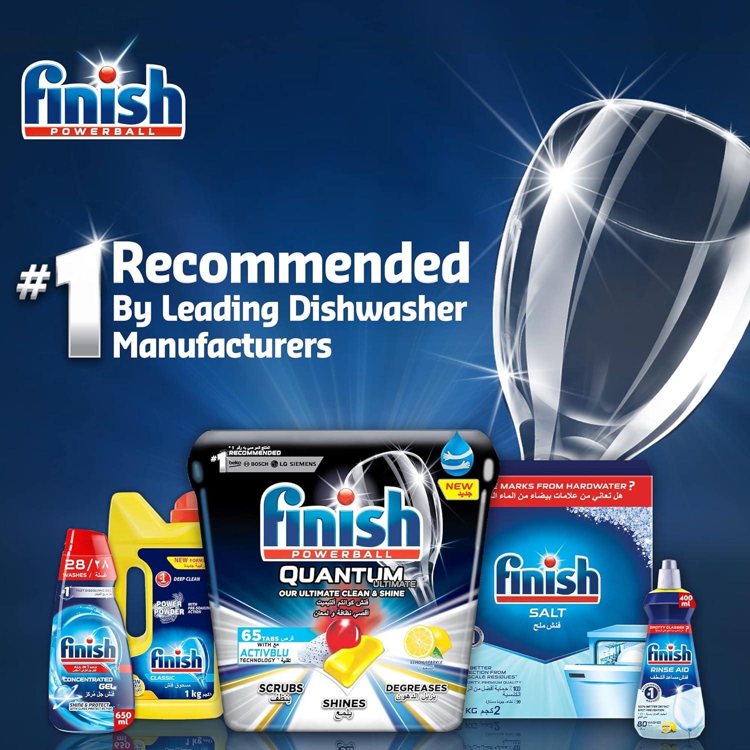 Finish Classic Dishwasher Detergent Powder 2.5Kg | Pre-Soaking Action ...