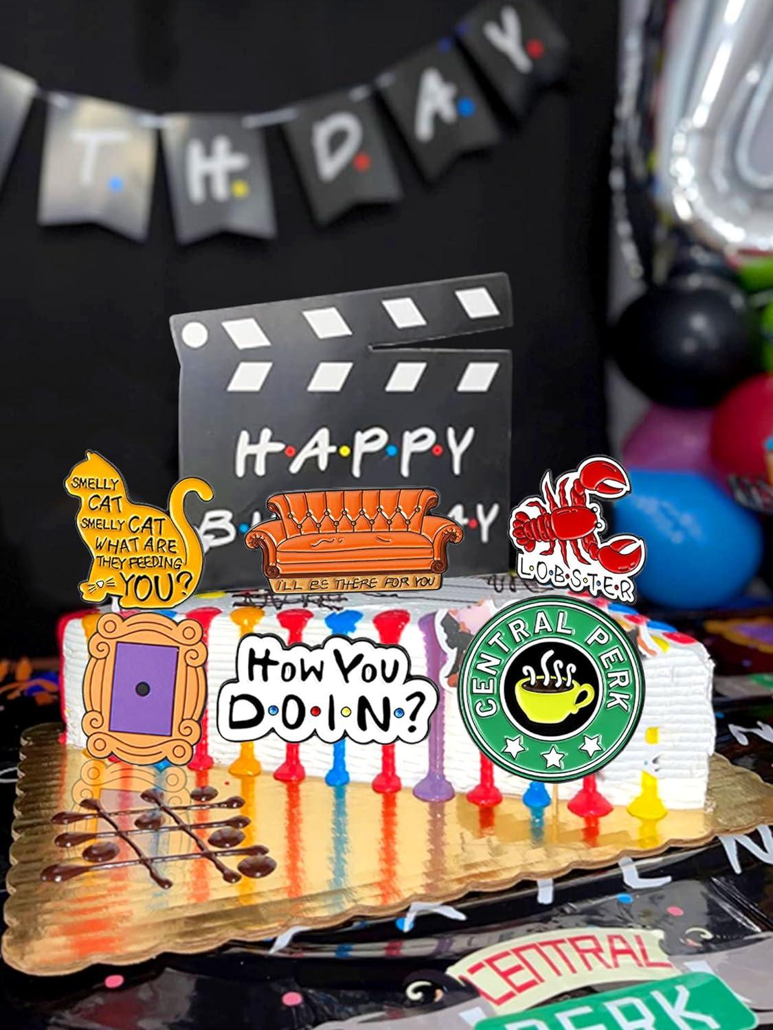 LaVenty 27 PCS Friends Cake Topper Lobster Friends Cake Toppers Friends ...