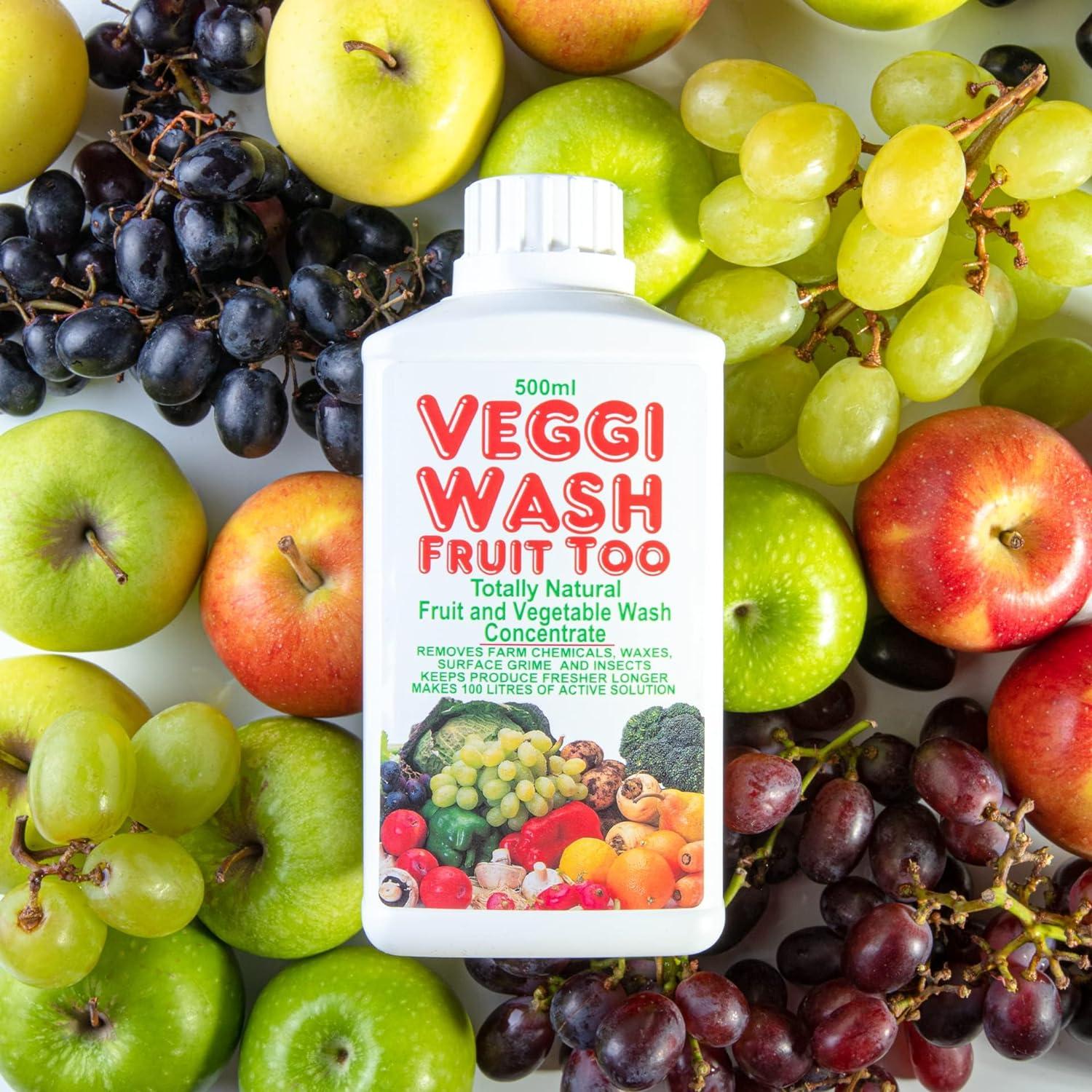 Food Safe Veggi Wash Concentrate 500ml - Natural and Effective Solution ...