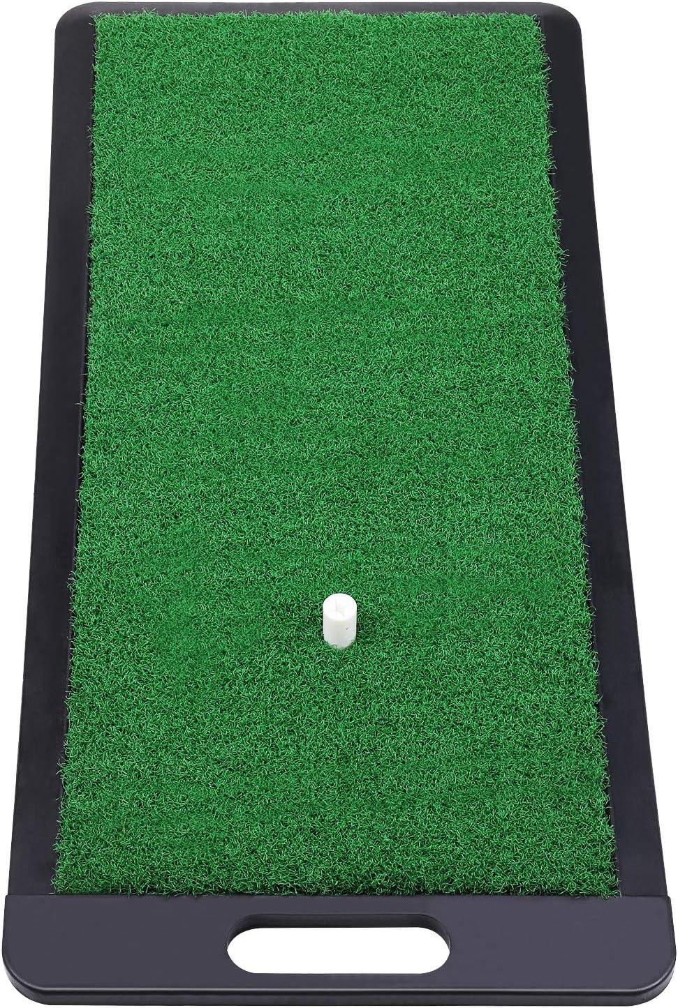 SkyLife Golf Practice Mat with Heavy Rubber Base for Driving Hitting ...