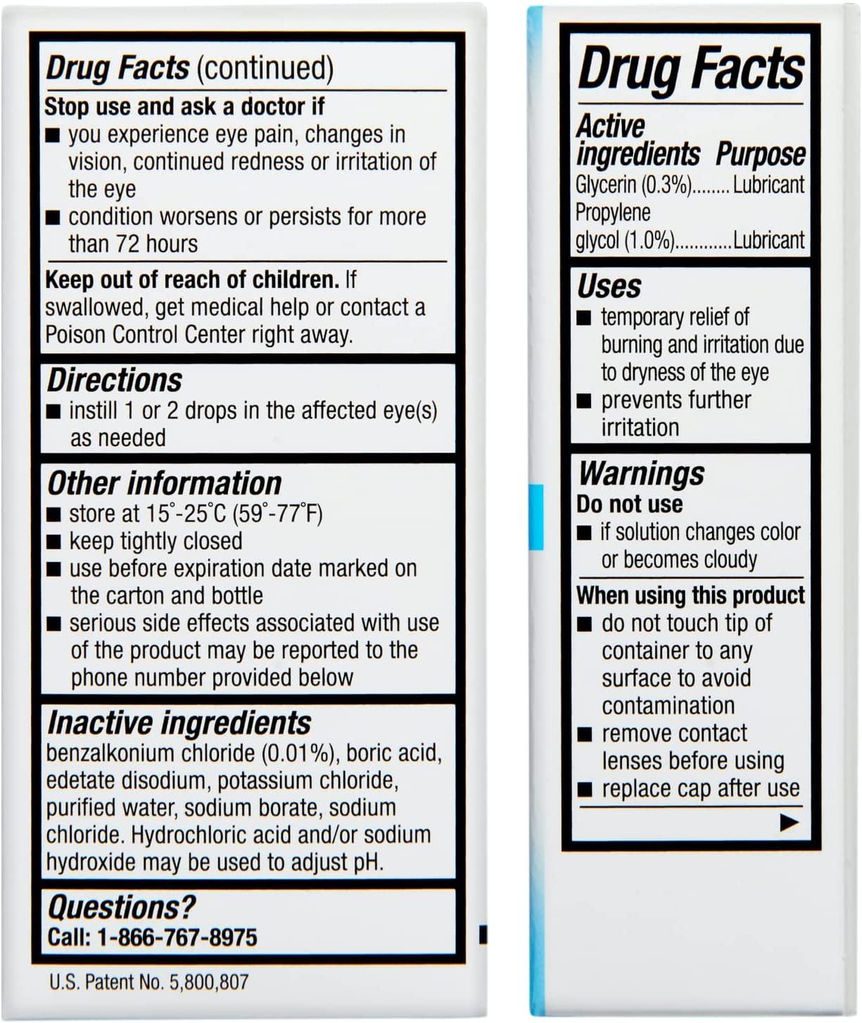 Rite Aid Pharmacy Artificial Tears Sterile 0.5 fl oz - Lubricating Eye ...