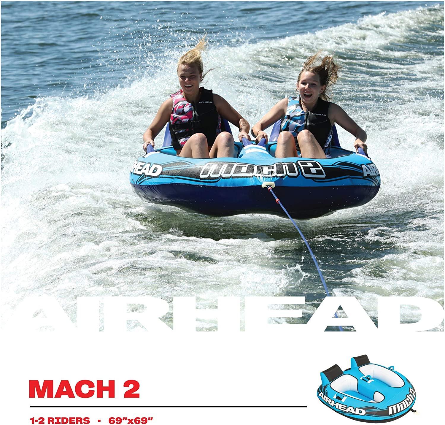 Airhead Mach Towable Tube for Boating - 1-2 Rider | Premium Quality ...