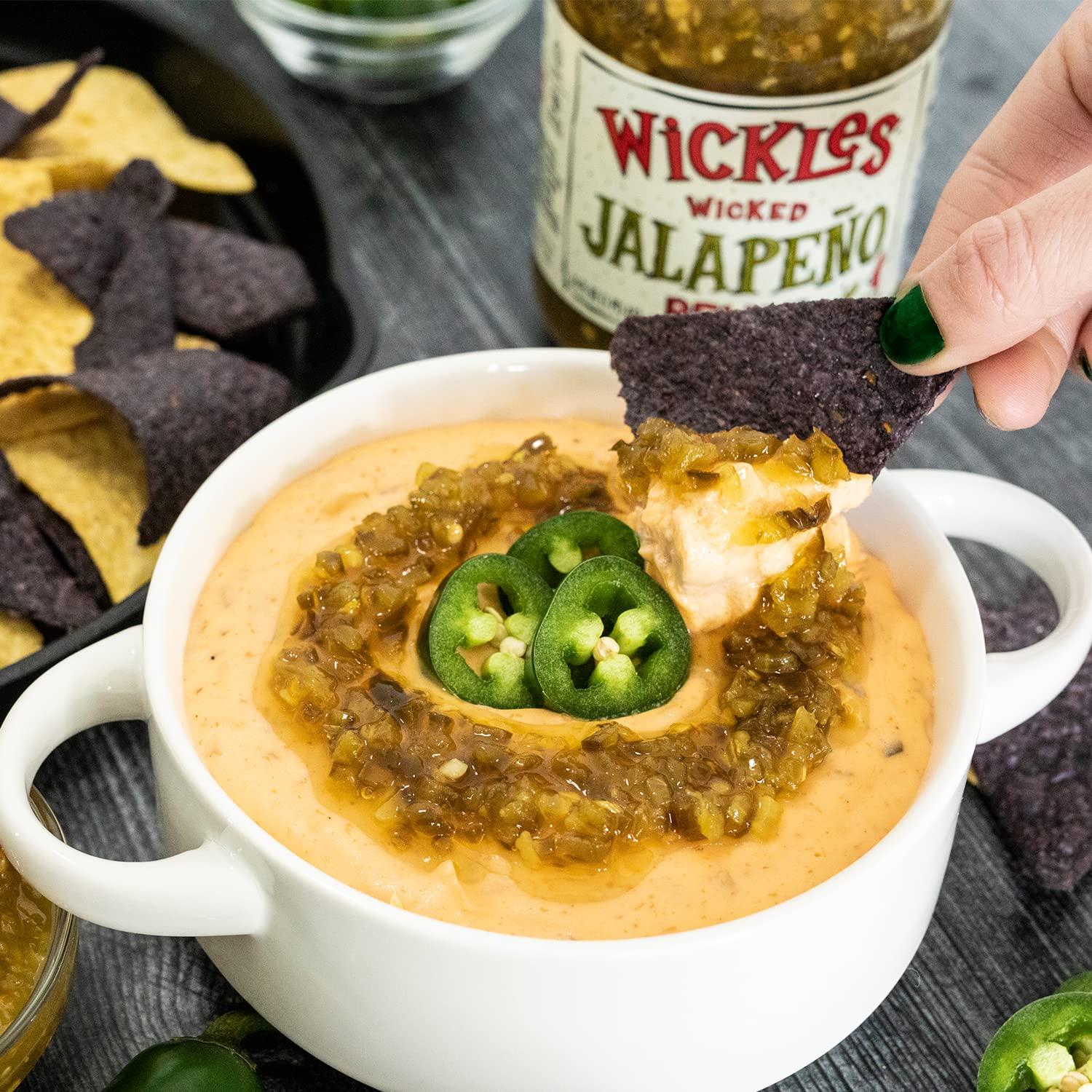 Wickles Wicked Jalapeno Relish 16oz - Pack of 3 | Spicy Condiment for ...