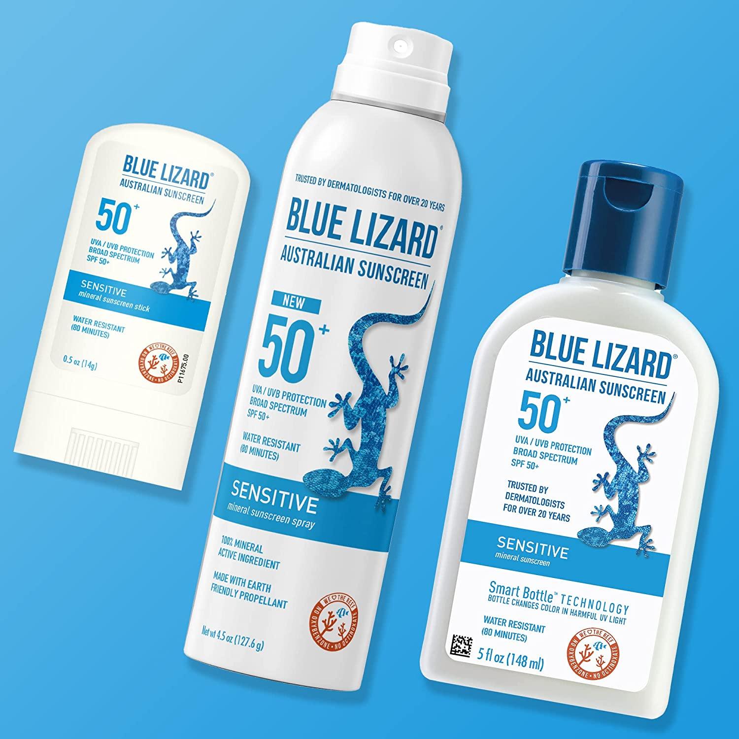 blue lizard sunscreen stick