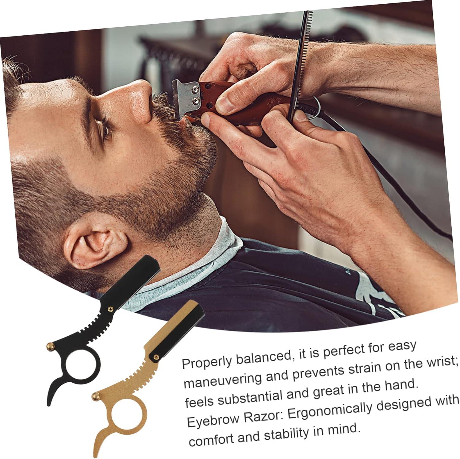 Minkissy 2-Stage Manual Beard Trimmer | Ergonomic Stainless Steel ...