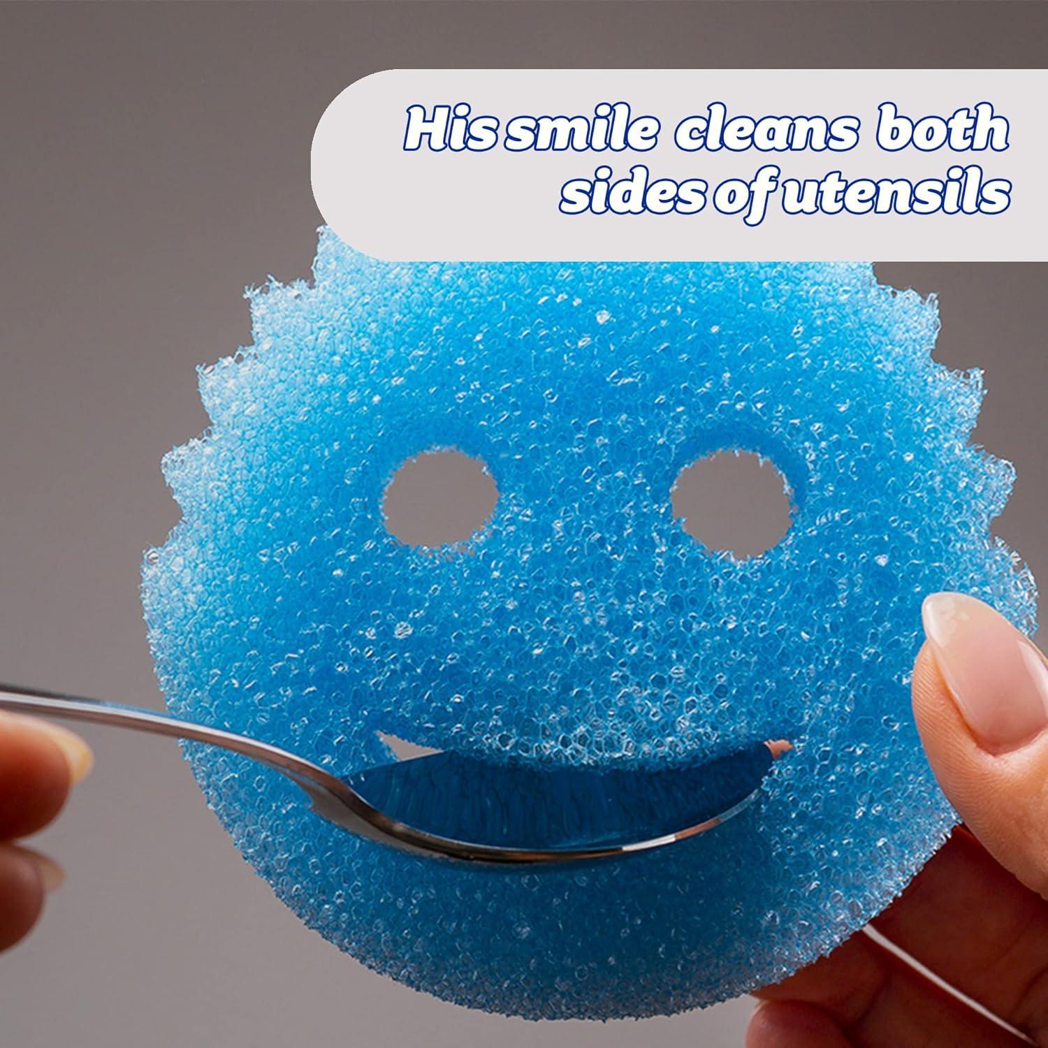 blue sponge cleaning