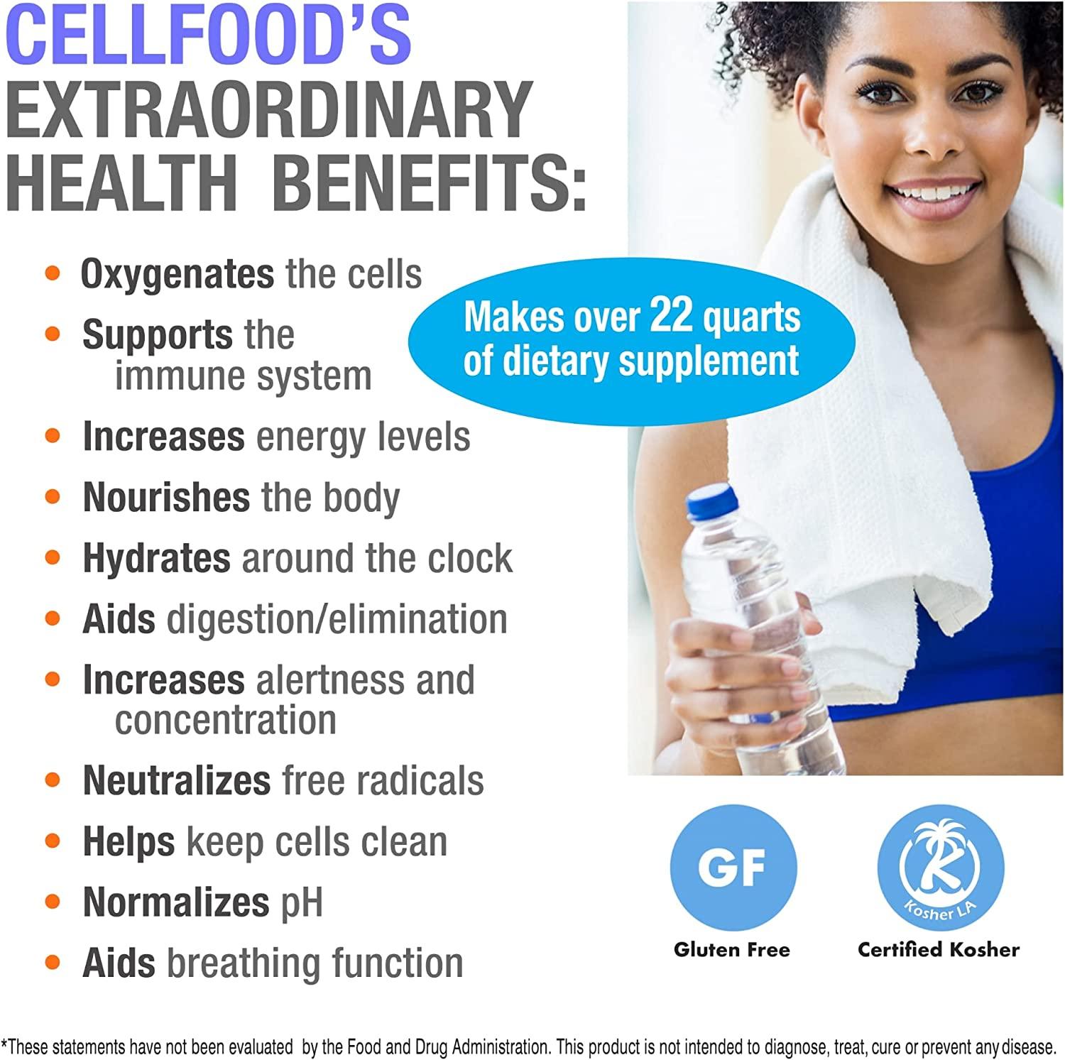 Cellfood Liquid Concentrate 1 fl oz - Immune Support & Energy Booster ...