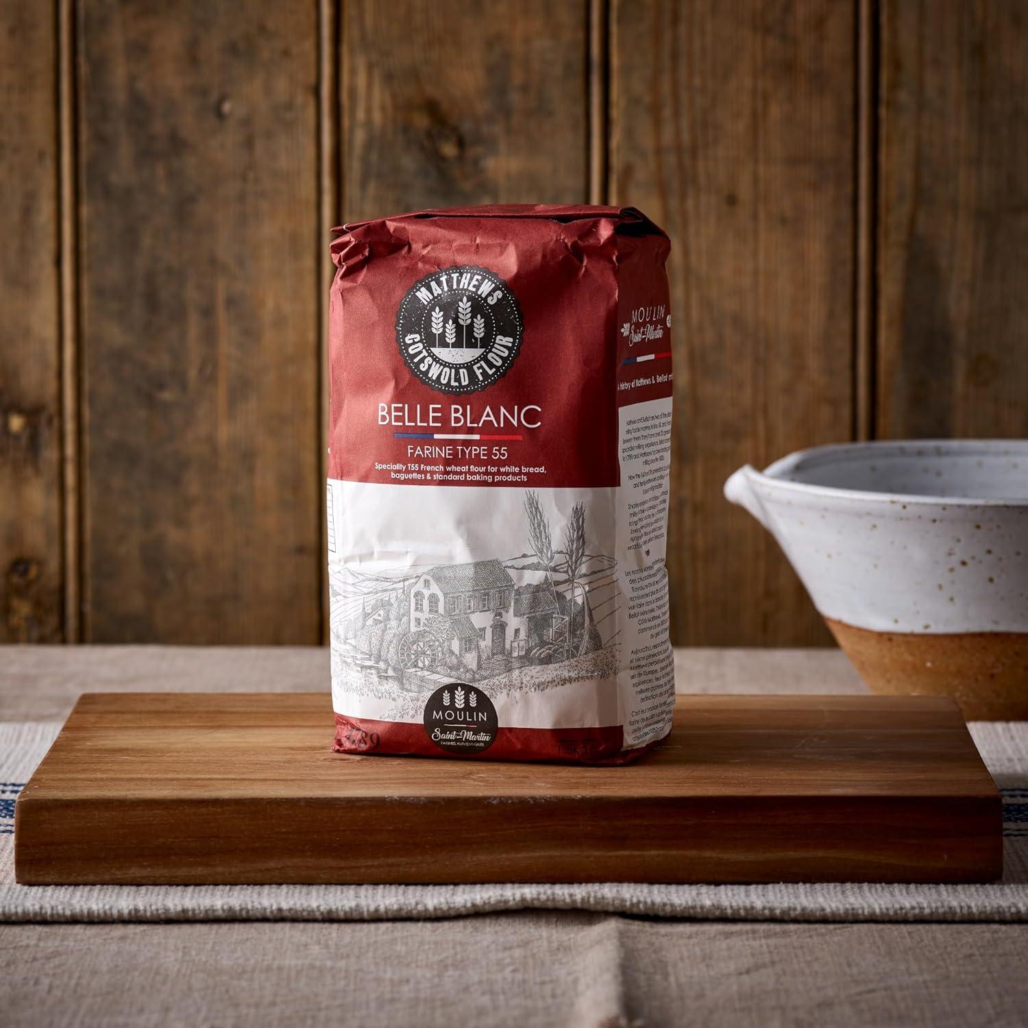 Matthews Cotswold Belle Blanc French T55 Flour 5X1.5Kg | 100% French ...