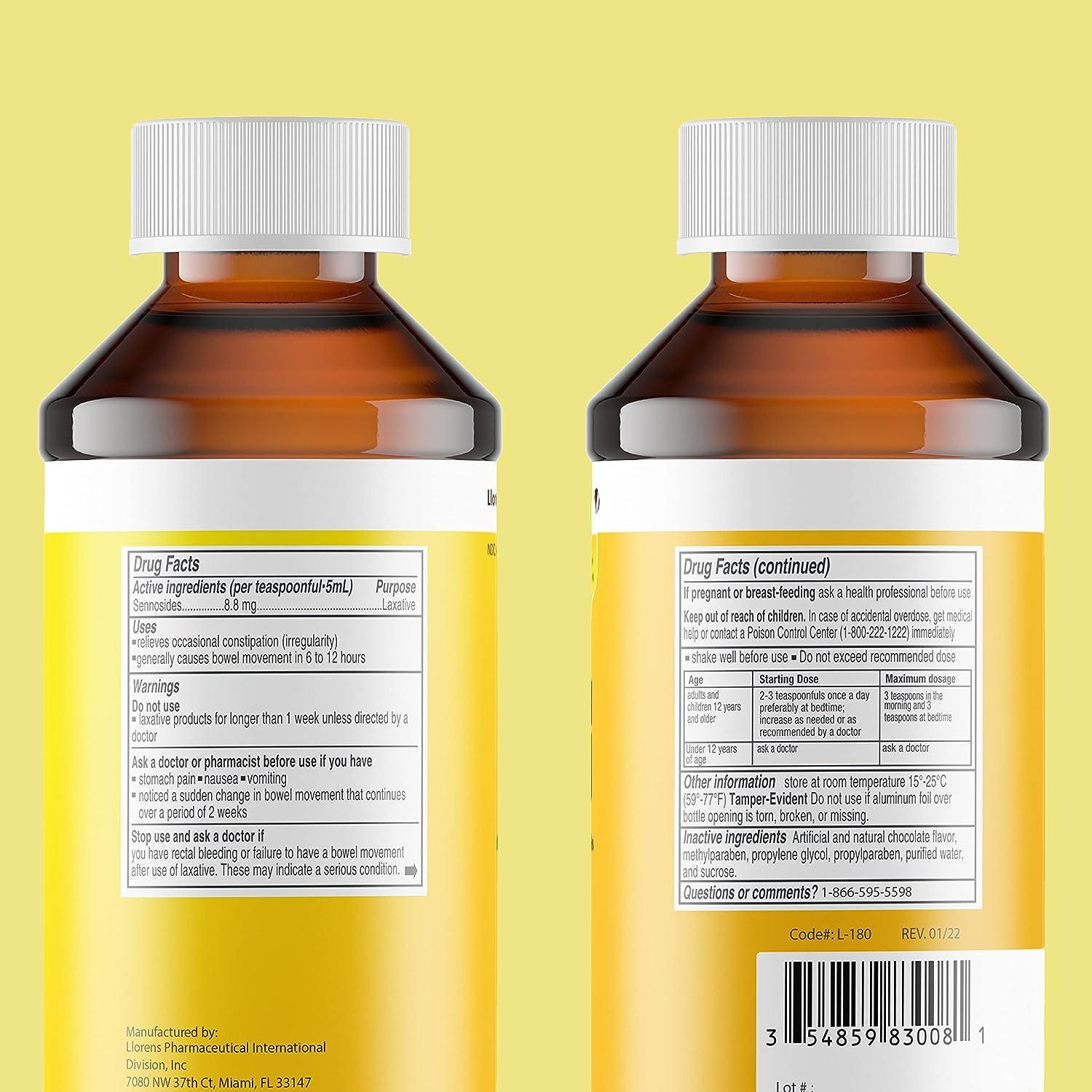 Senna Sennosides Laxative 8.8mg - Natural Relief for Constipation ...