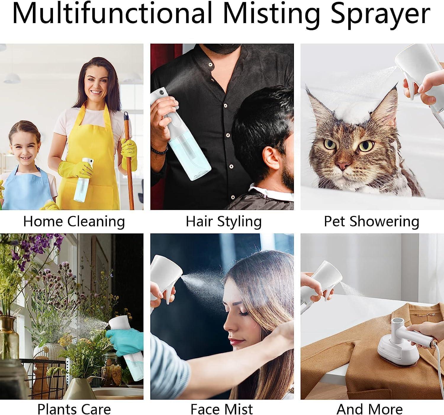 Toionmm 300ml Pink Continuous Spray Bottle - Ultra Fine Manure Spray ...