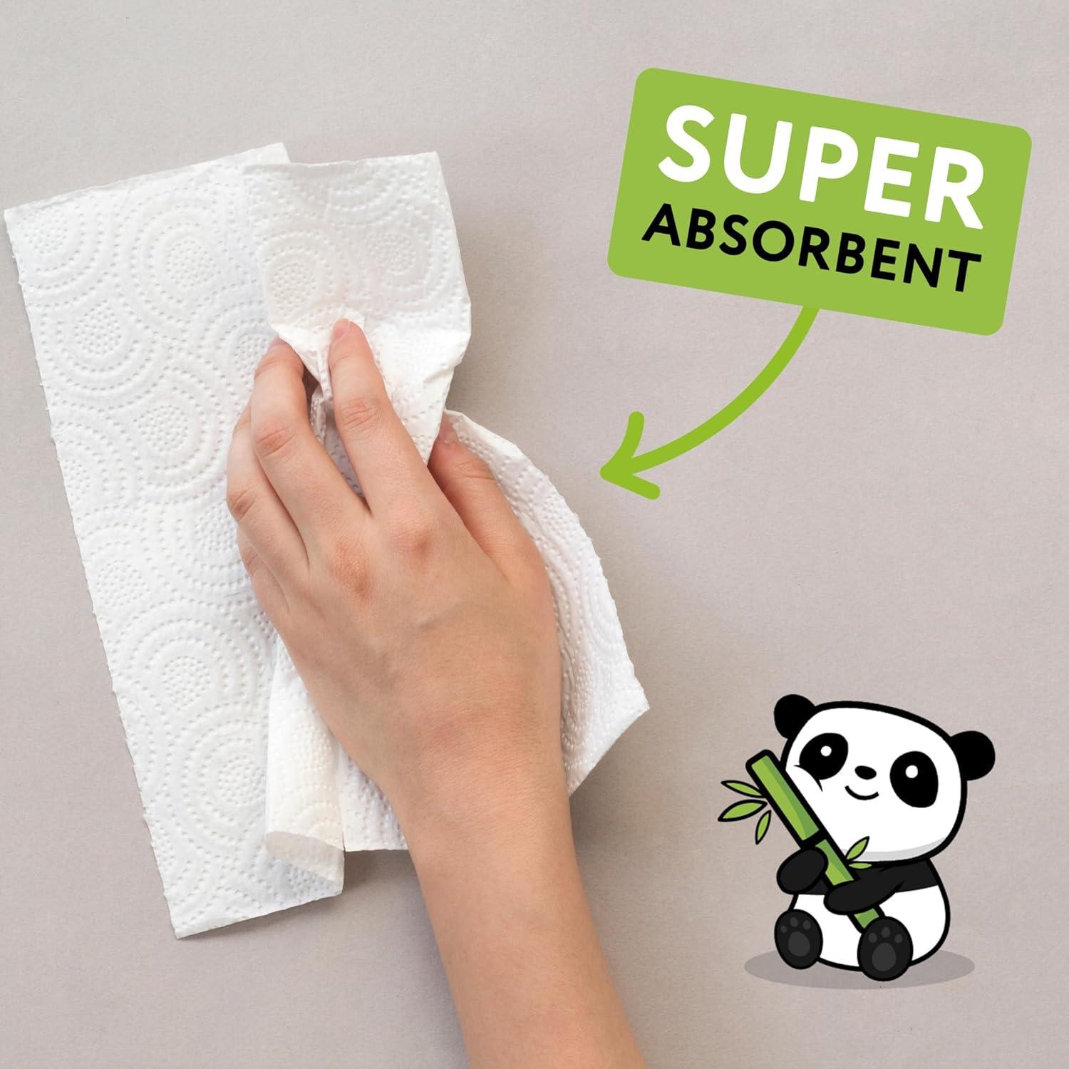The Cheeky Panda Kitchen Roll 200 Sheets | Super Absorbent ...