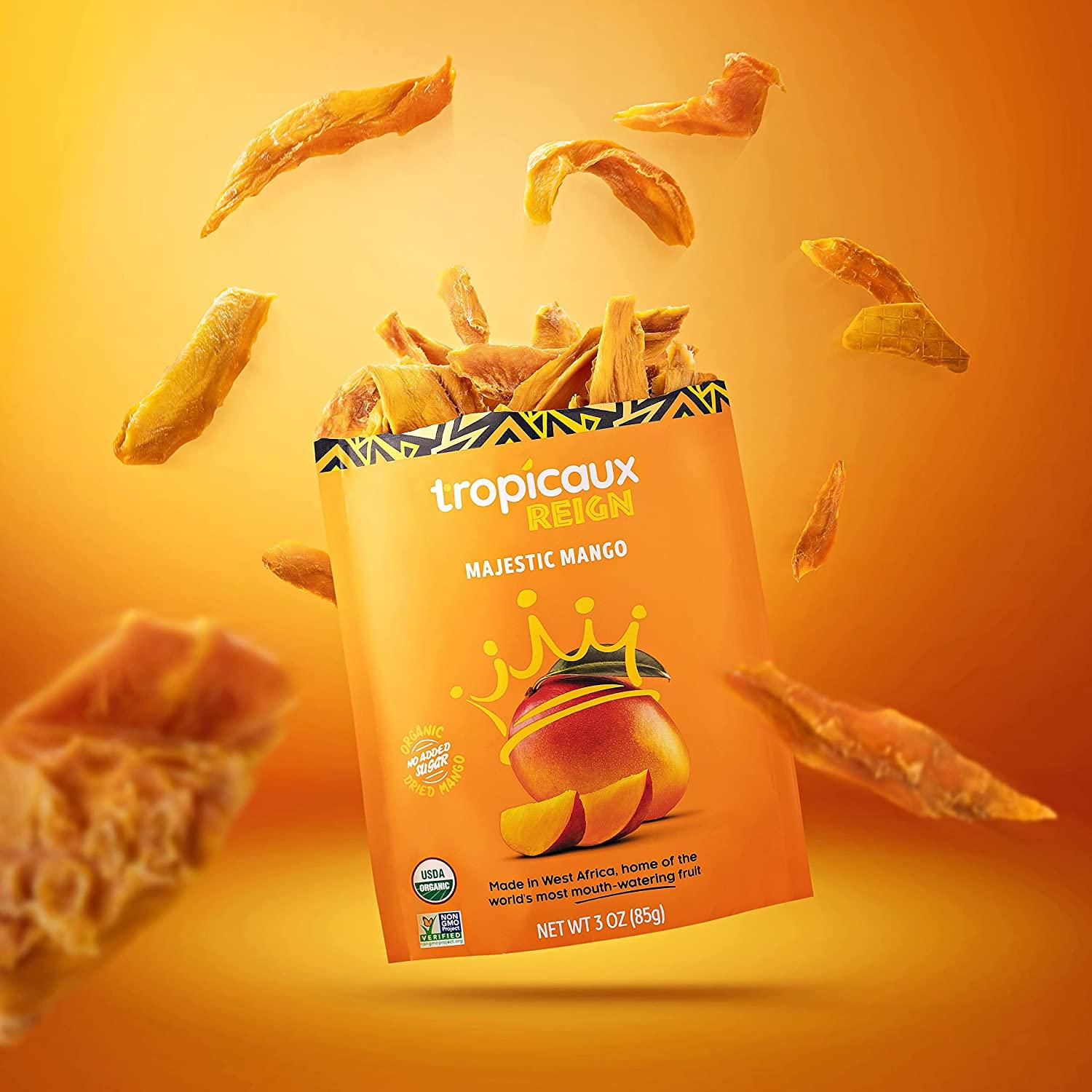 Organic Dried Mango Pack - Healthy Vegan Snacks for Kids & Adults ...