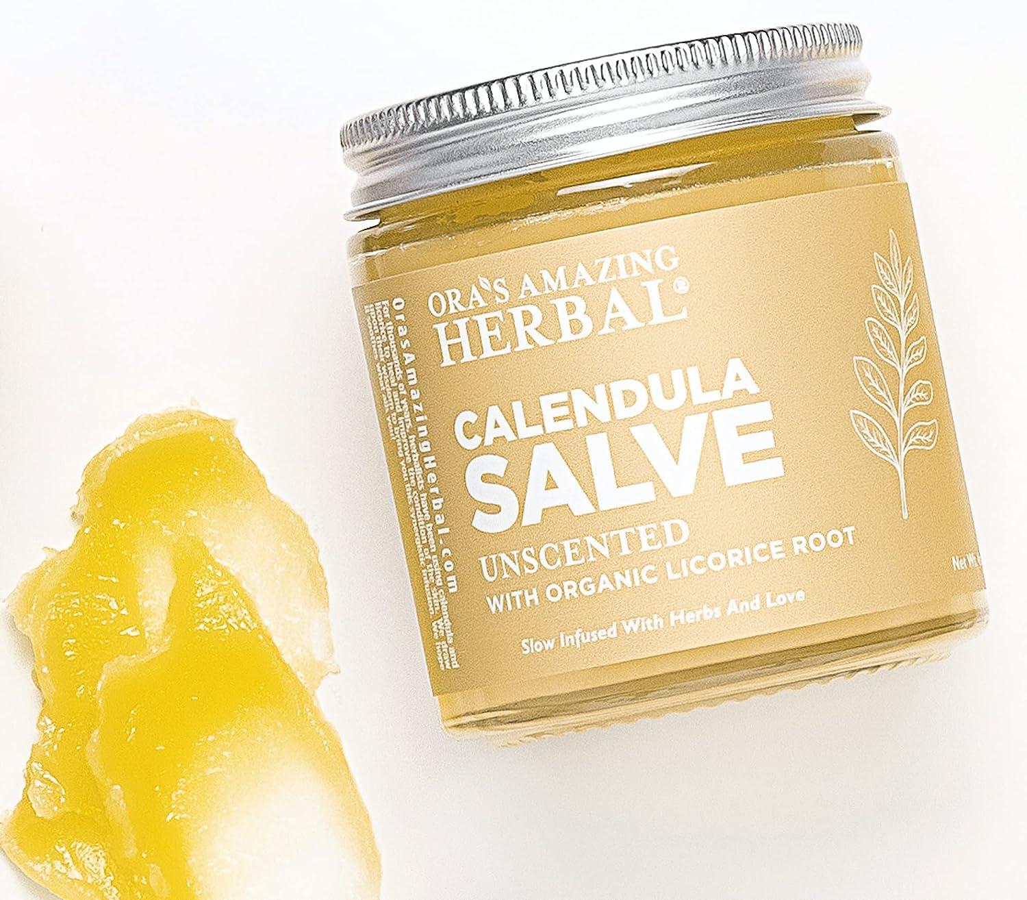 Ora's Amazing Herbal Calendula Skin Salve 4 Oz - Eczema Cream for Kids ...