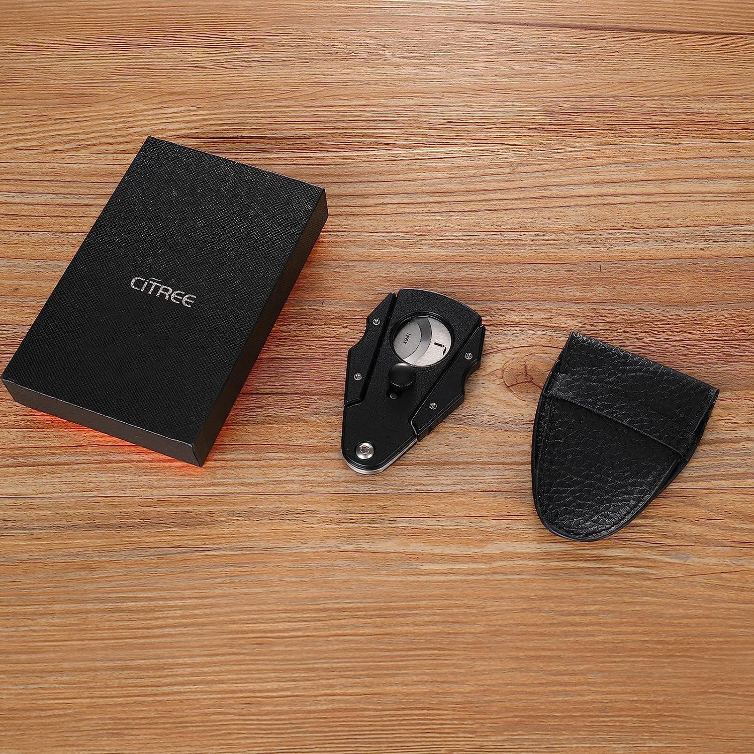 CiTree Double Blade Guillotine Cutter with Safety Lock - Stainless ...