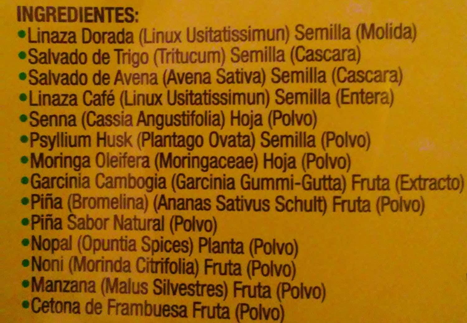 Linaza Plus Pineapple Moringa with Garcinia Cambogia 16 oz - Superfood ...