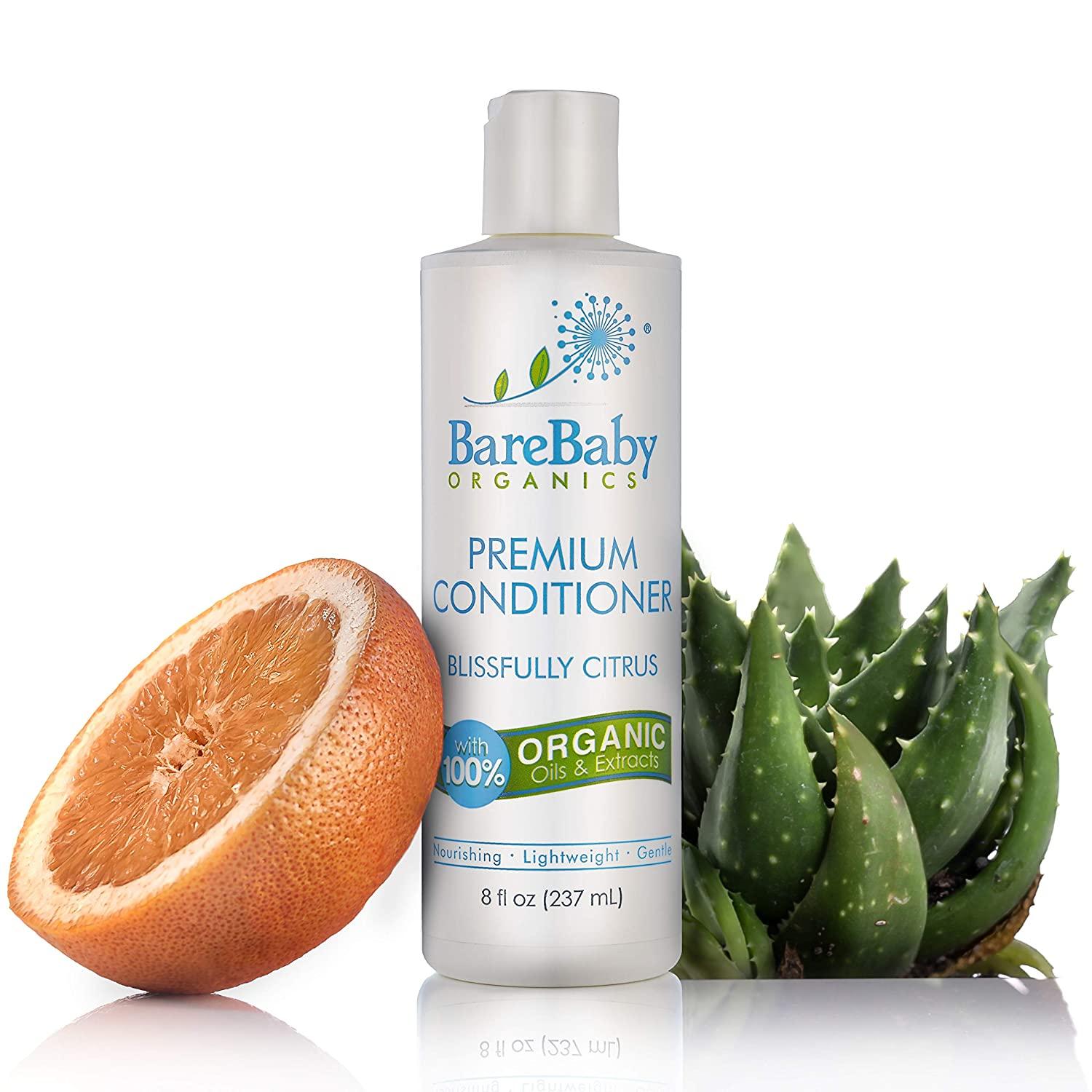 Organic Baby Conditioner with Aloe, Coconut Oil & Citrus Essential Oils ...