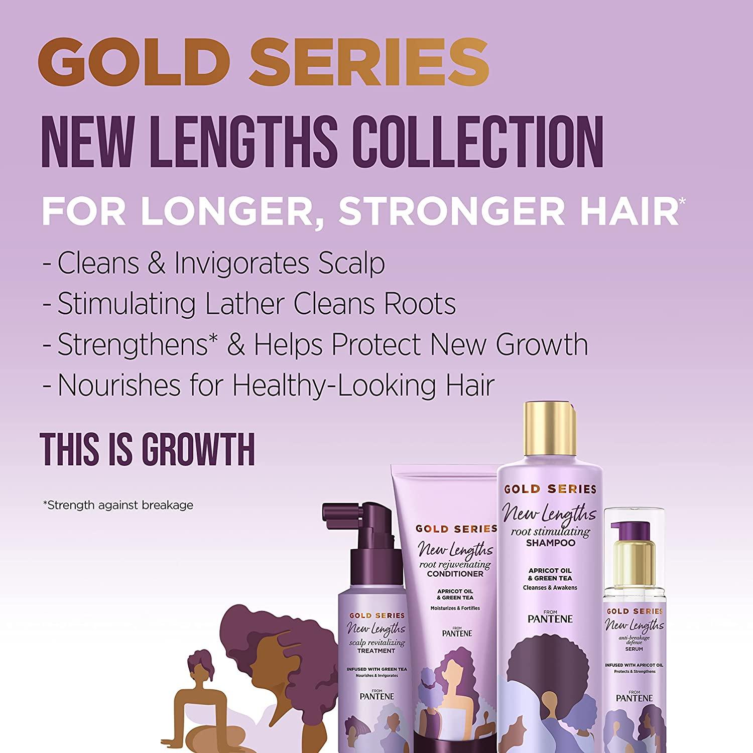 Pantene New Lengths Bundle: Root Stimulating Shampoo, Rejuvenating ...