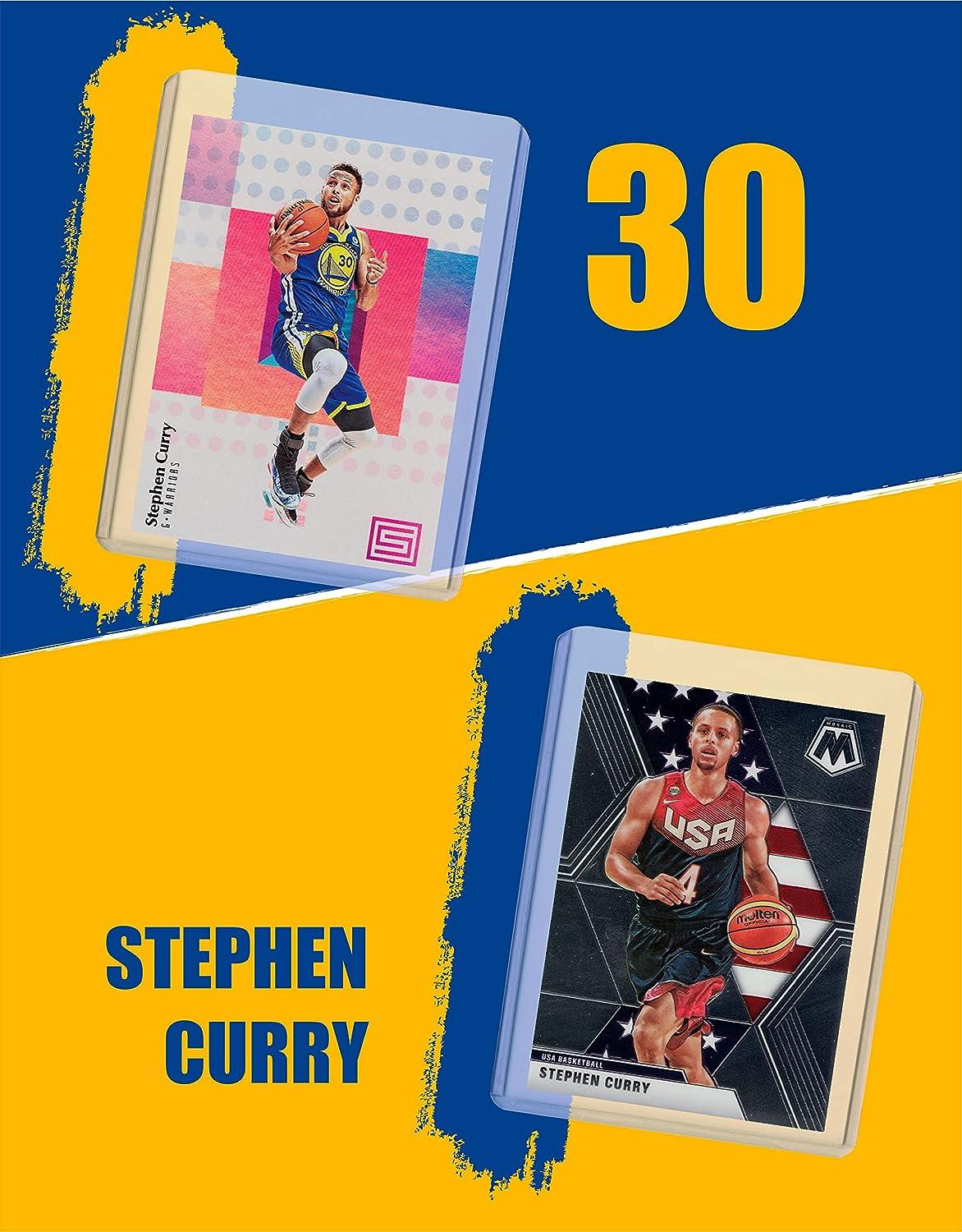 Stephen Curry Card Bundle - (6) Golden State Warriors Basketball ...