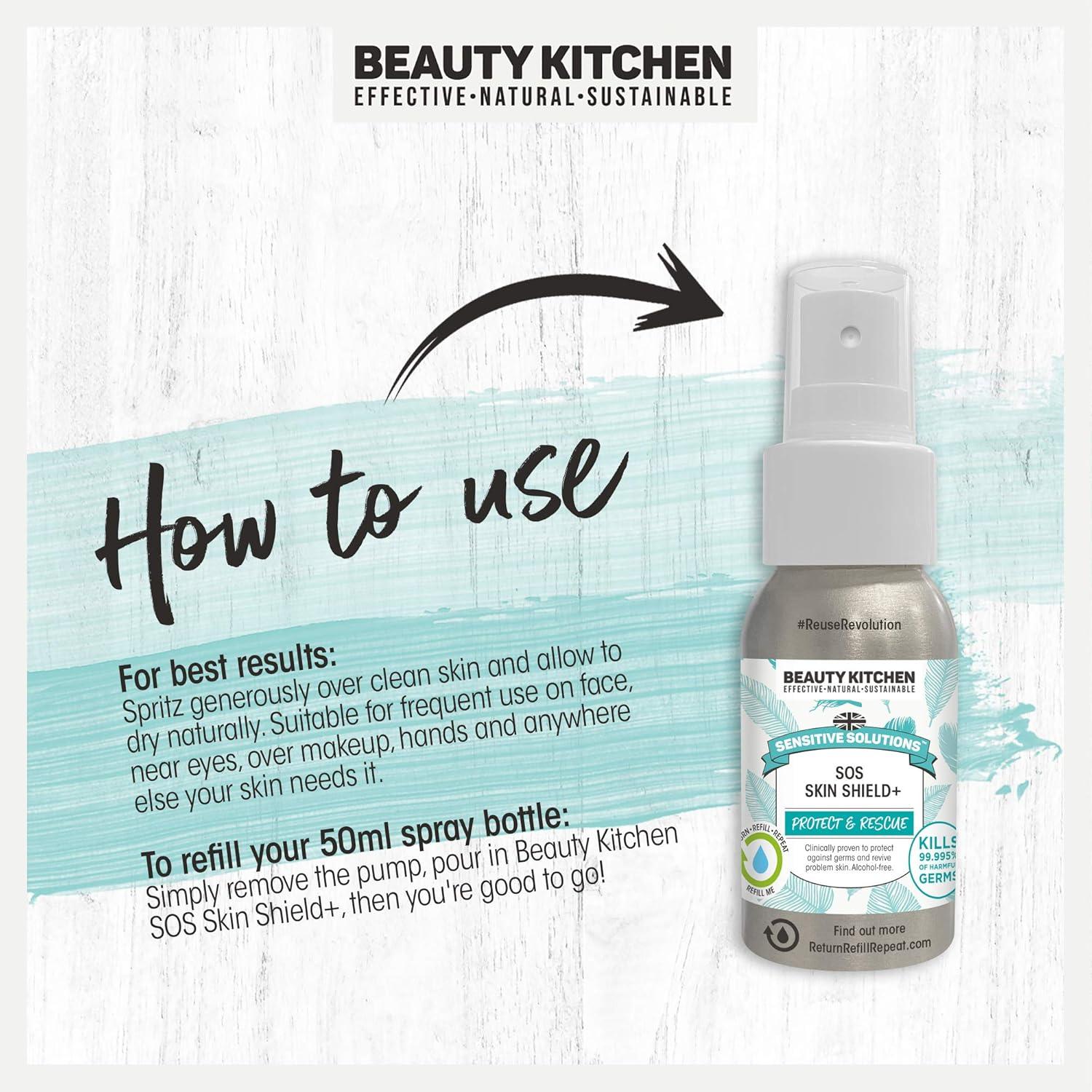 Beauty Kitchen Sensitive Solutions SOS Skin Shield+ Protect and Rescue ...
