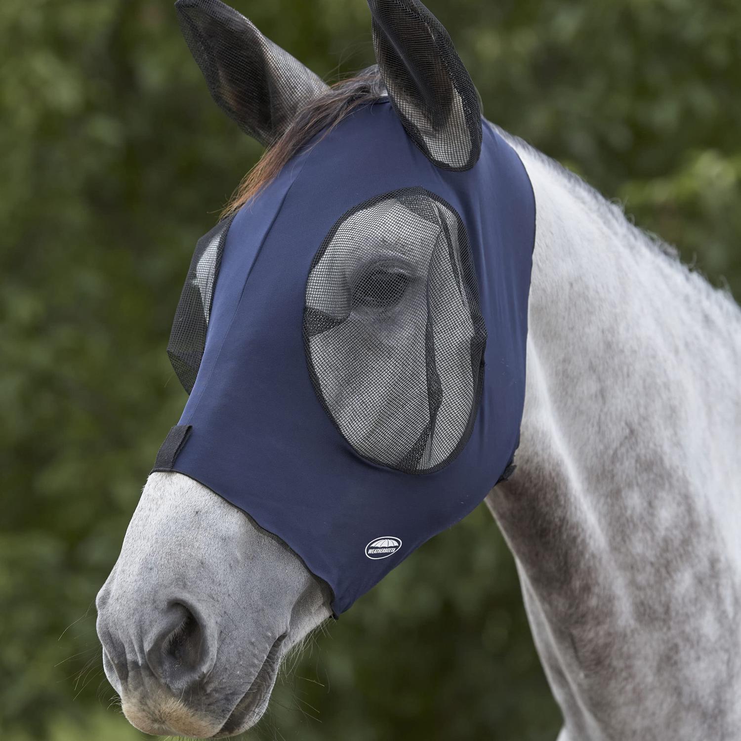 WeatherBeeta Deluxe Stretch Bug Eye Saver with Ears Navy/Black Full ...