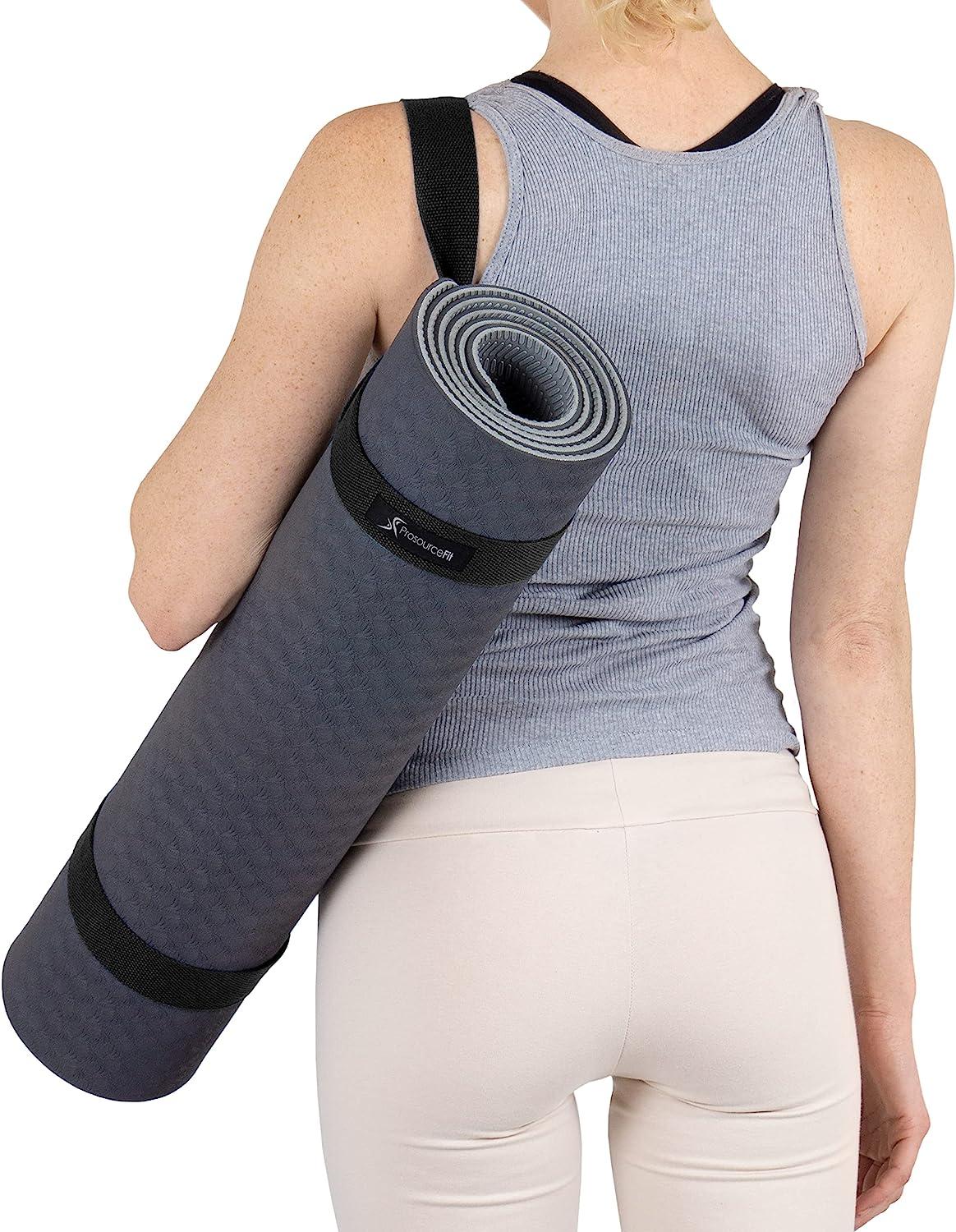 ProsourceFit Yoga Mat Carrying Sling, Easy Adjustable Carry Strap 152cm ...