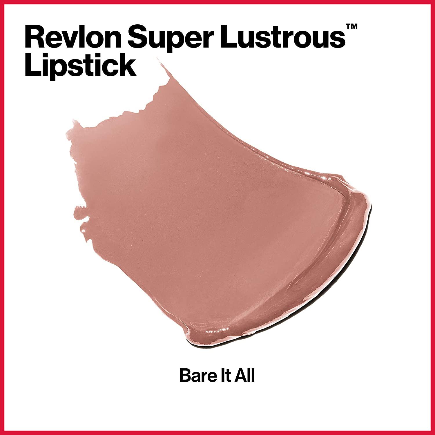 Revlon Super Lustrous Lipstick 755 Bare It All - Moisturizing Lipcolor ...