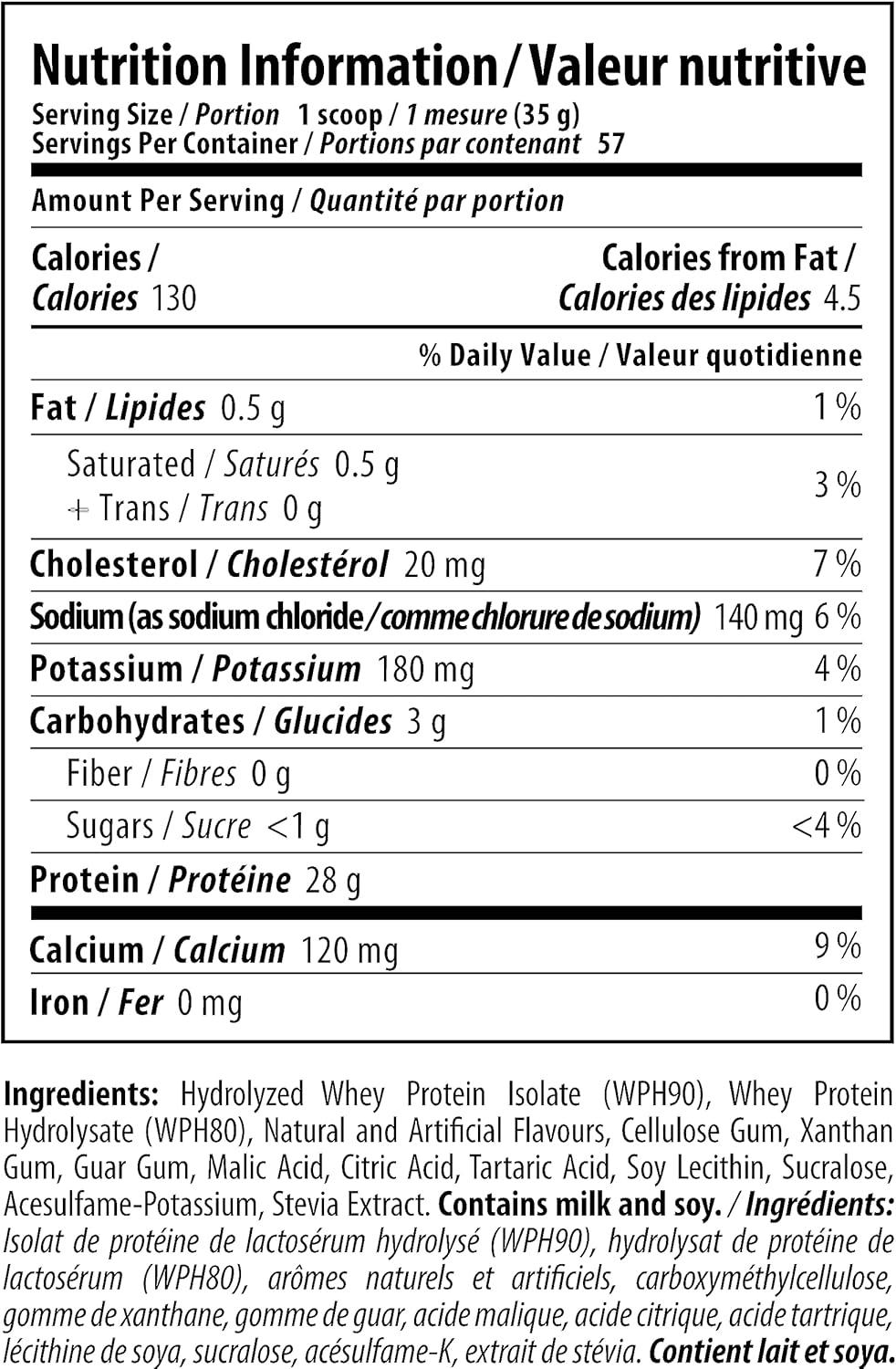 Nutrabolics Hydropure 100% Hydrolyzed Whey Protein Powder Blueberry ...