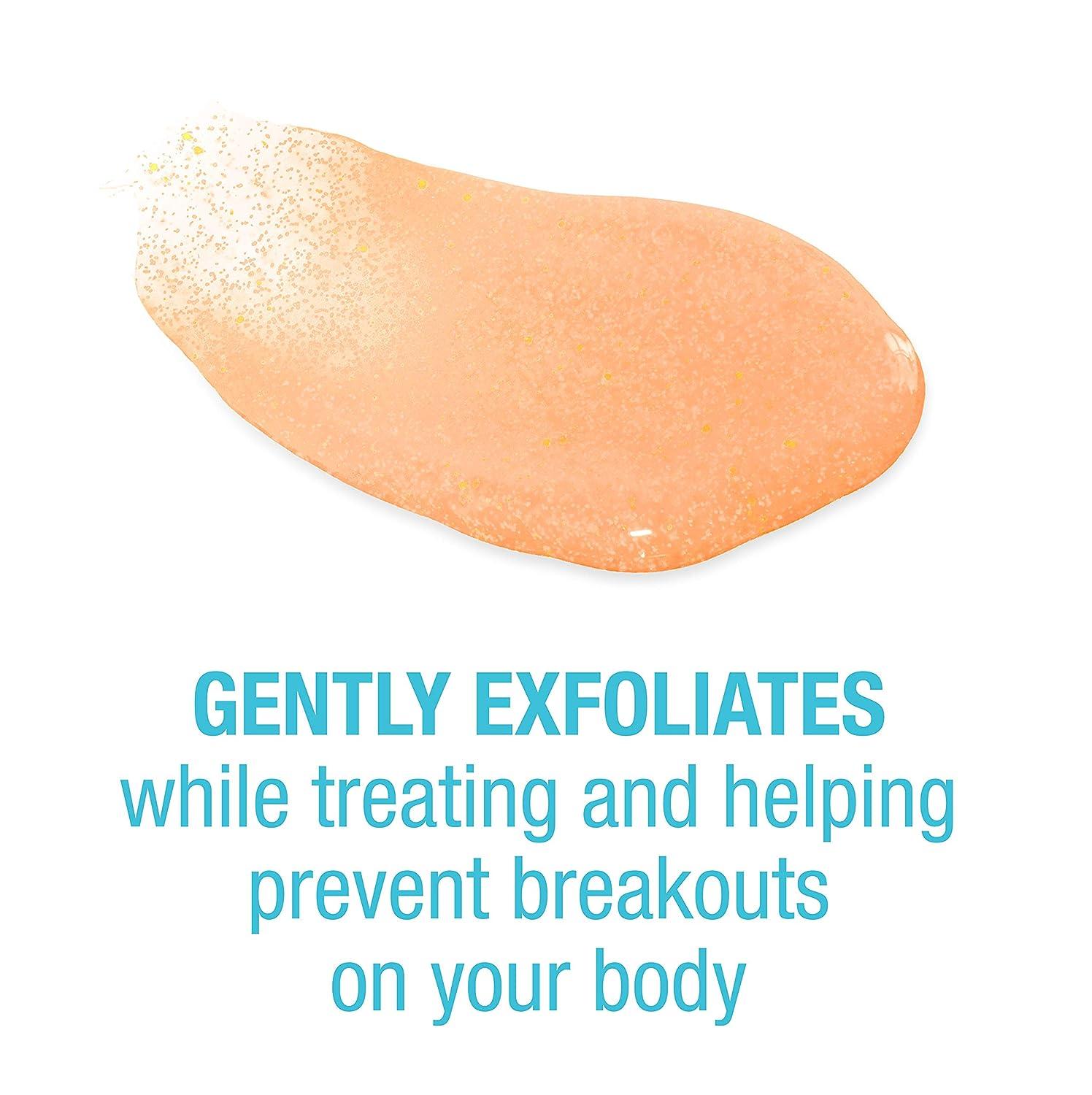 Neutrogena Body Clear Oil Free Acne Body Scrub with Salicylic Acid Acne ...