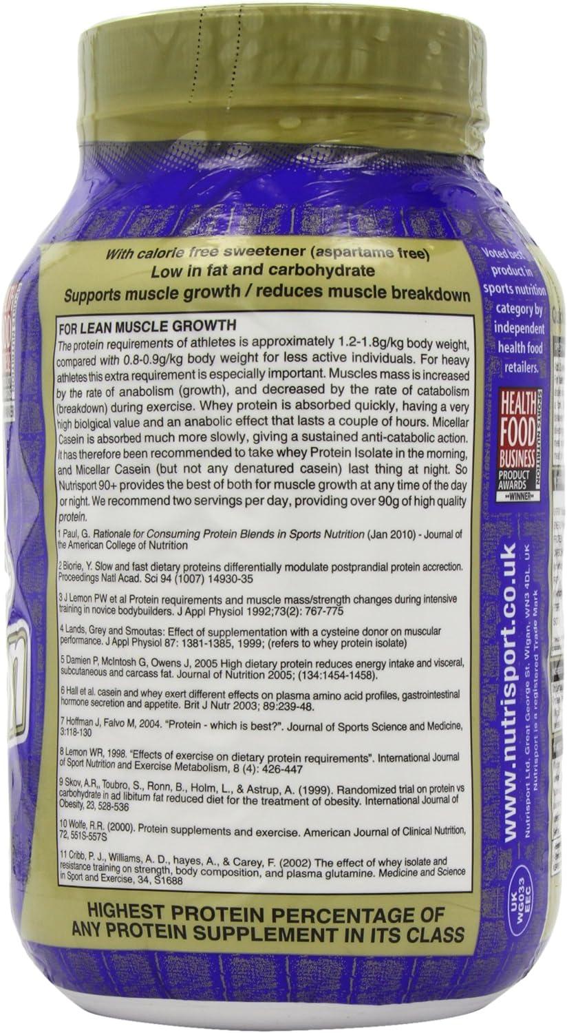 Nutrisport 90 Protein Raspberry 908g - High-Quality Protein Supplement ...