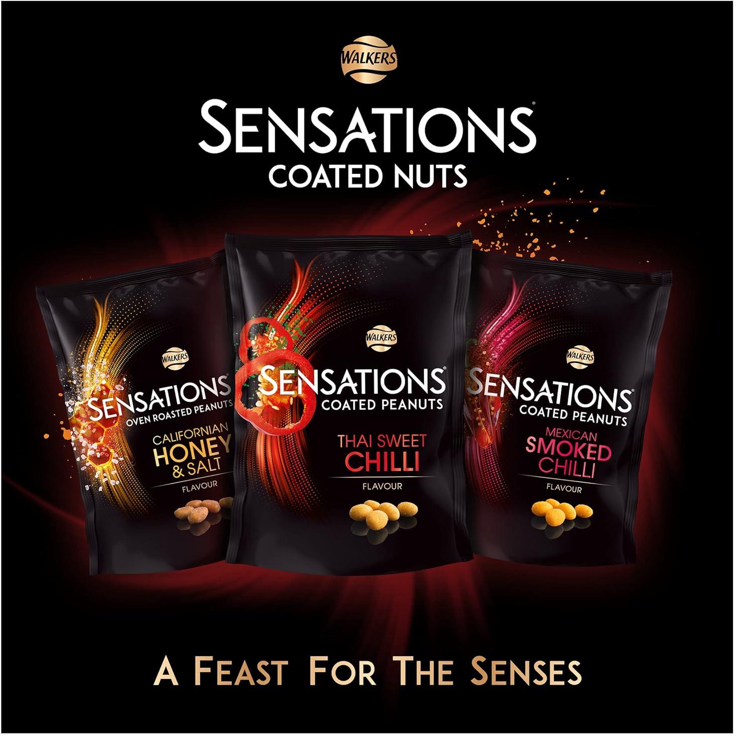 Sensations Mexican Smoked Chilli Coated Sharing Peanuts 150g (Pack of 3) | Buy Now with Express ...
