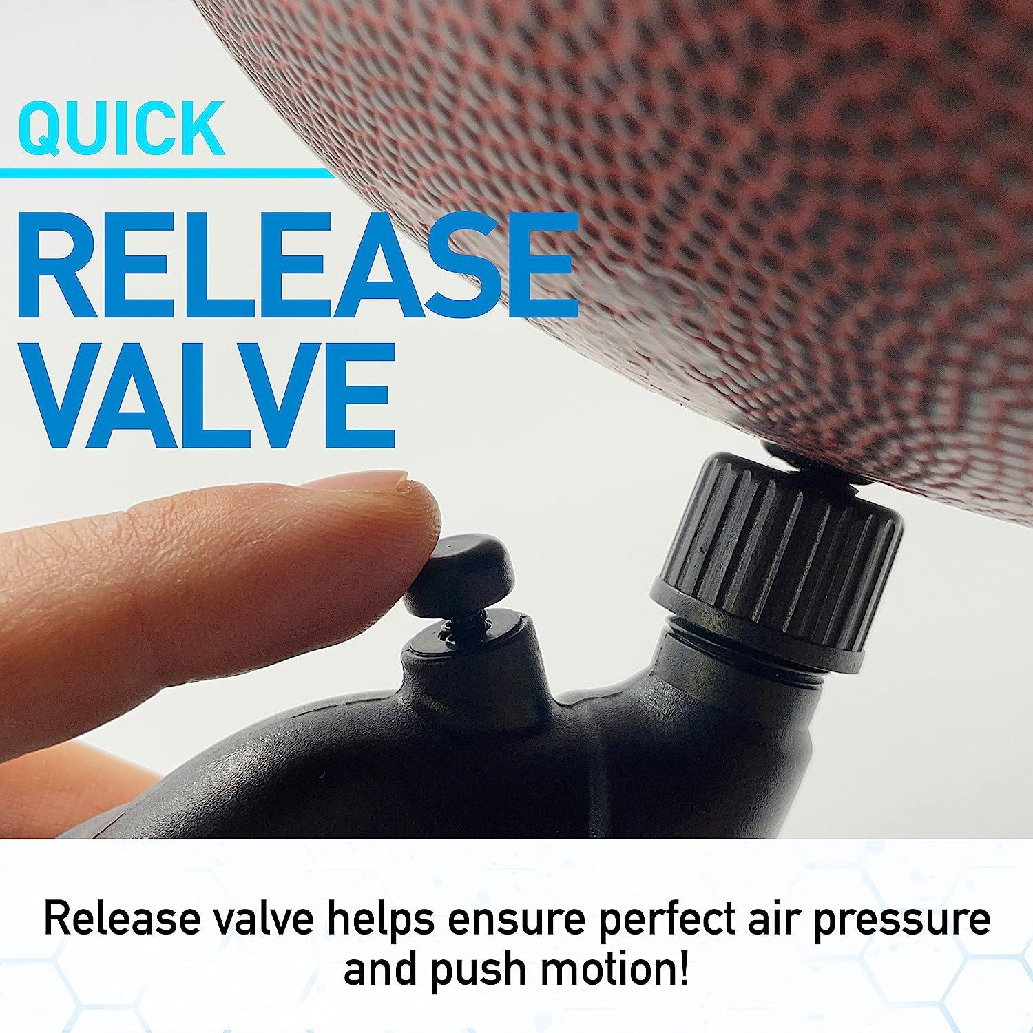 Franklin Sports Ball Pump with Pressure Gauge and Needle - Hand Pump ...