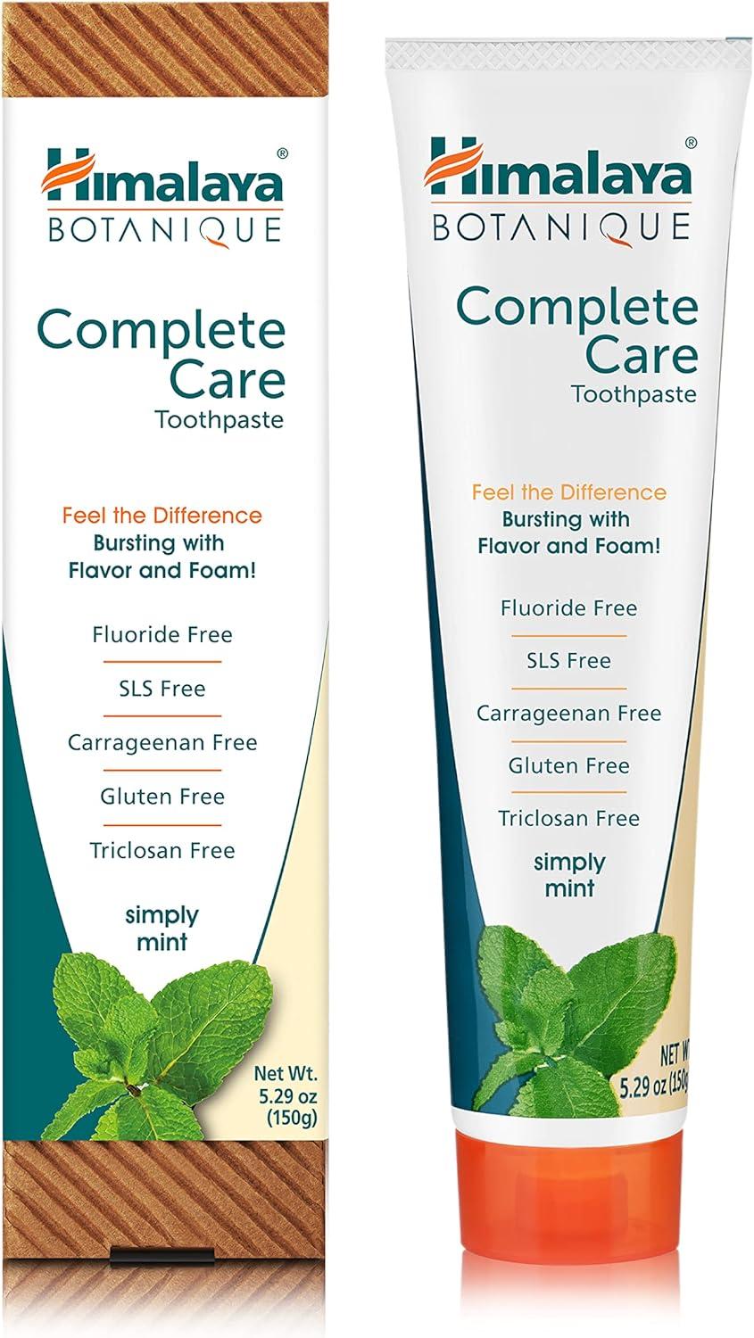 Himalaya Botanique Simply Mint Toothpaste 2 Pack - Fluoride Free ...