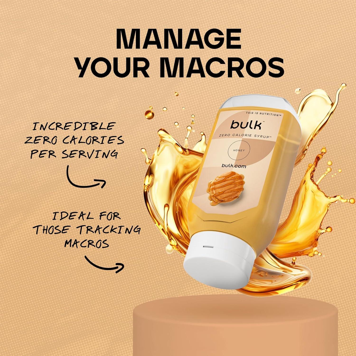 400ml Bulk Zero Calorie Sugar Free Honey Syrup - Perfect for Health ...